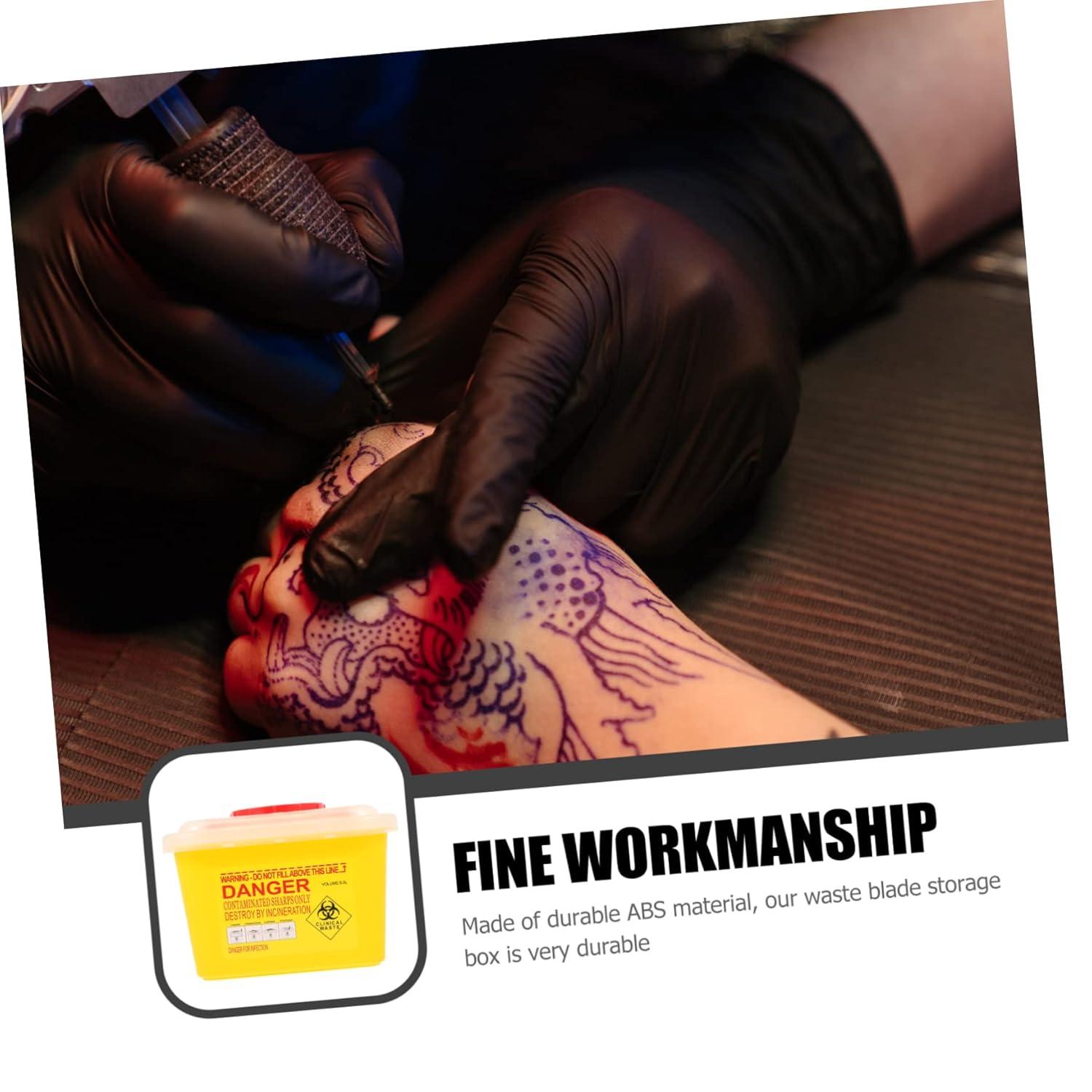 Buy Iwowhero Compact Container Recycling Box for Razor Blades & Cannula ...