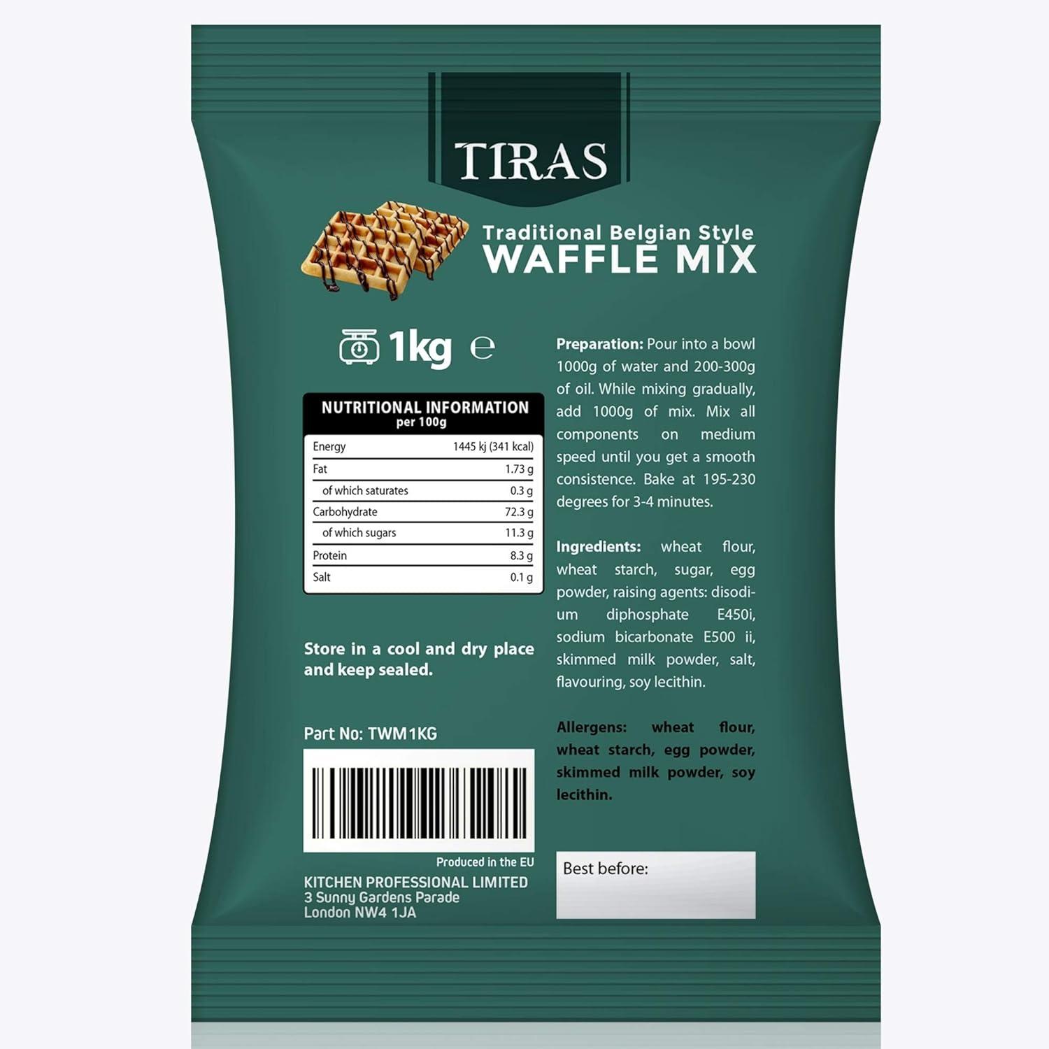Belgian Style Crispy Waffle Mix - 1KG Bag (1 Pack) | Tasty Waffle ...