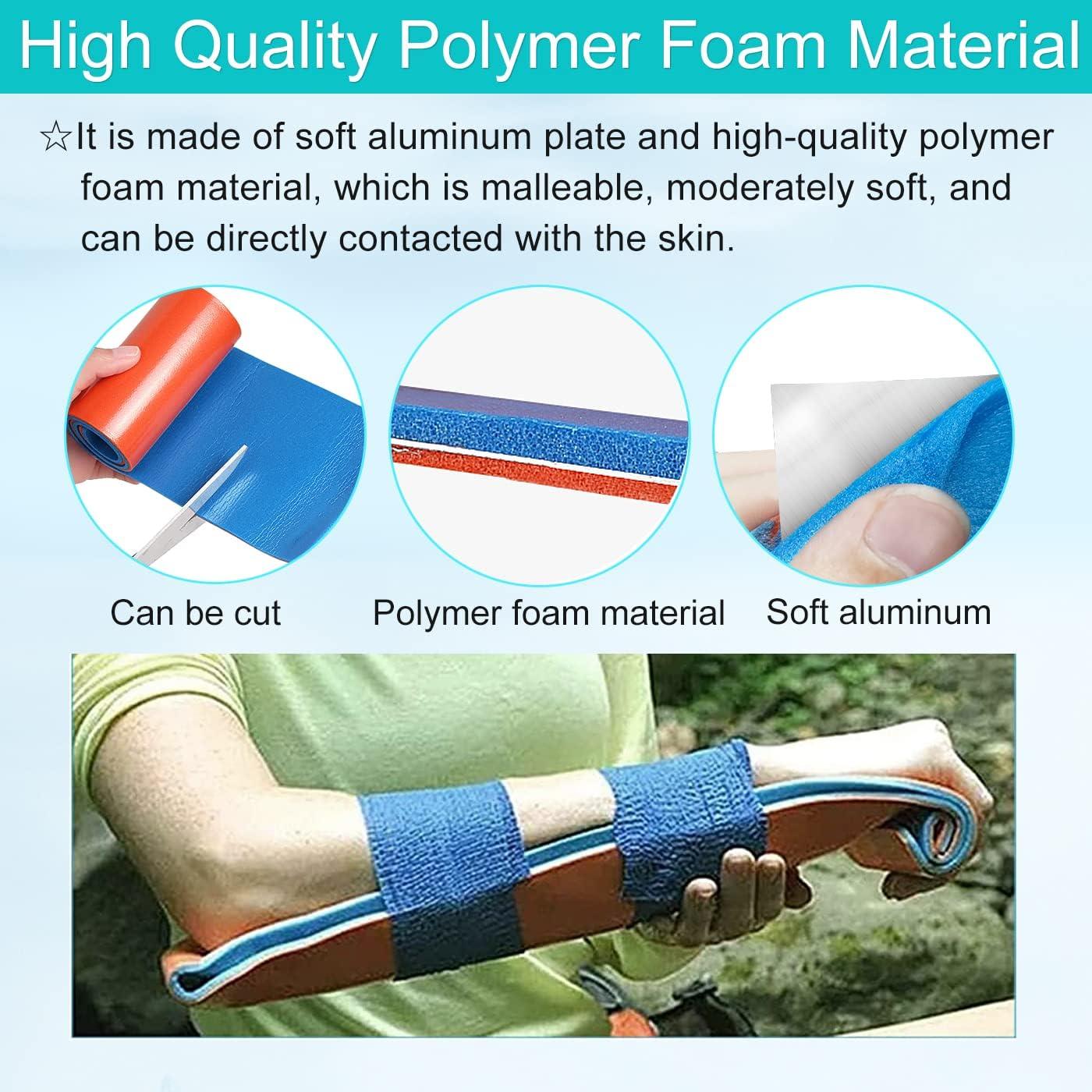 2 PACK Universal Aluminum Roll Splint - 36 INCH 2PCS | Medical Polymer ...