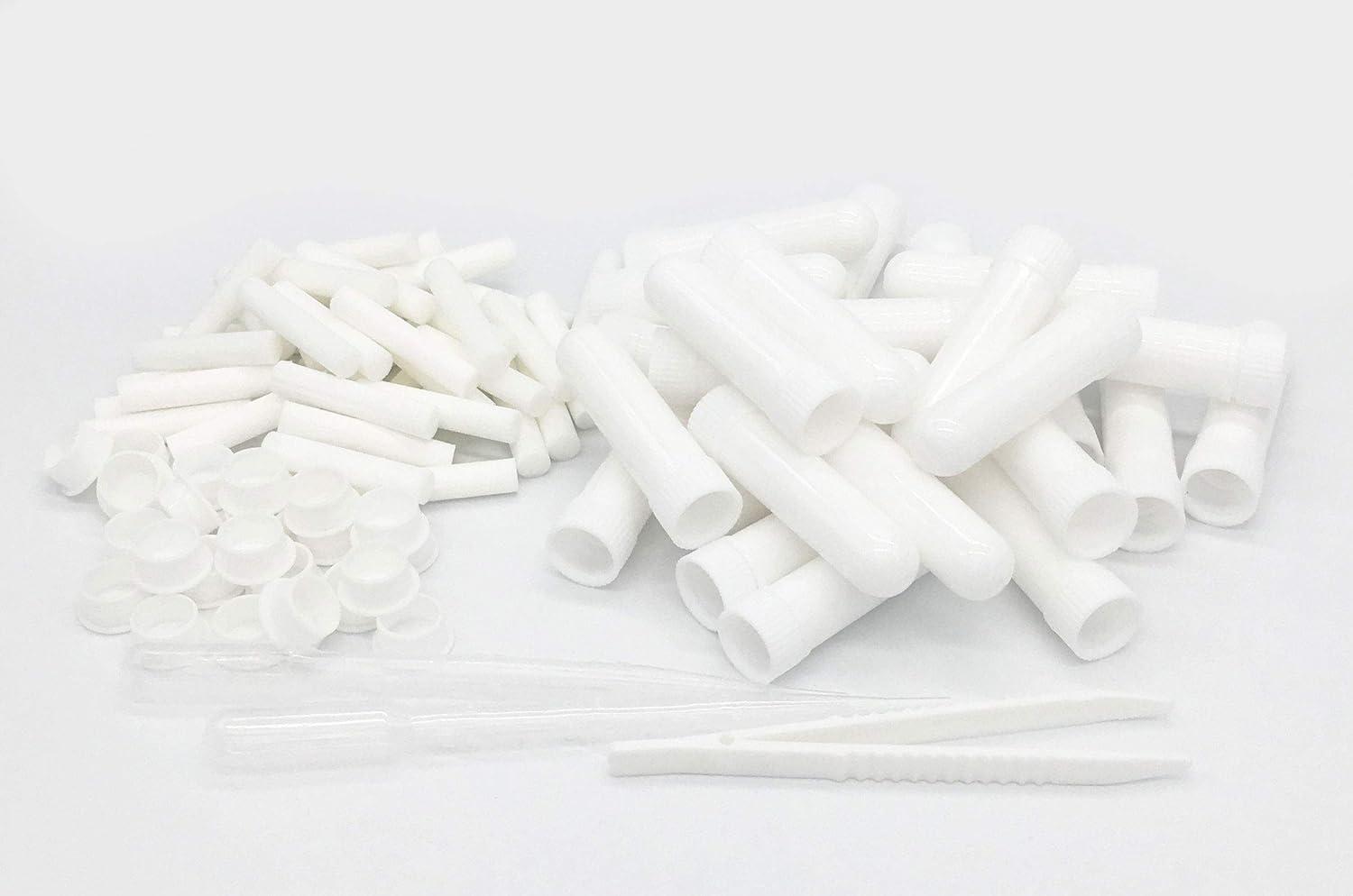 Zison Essential Oil Aromatherapy Blank Nasal Inhaler Tubes - 24 ...