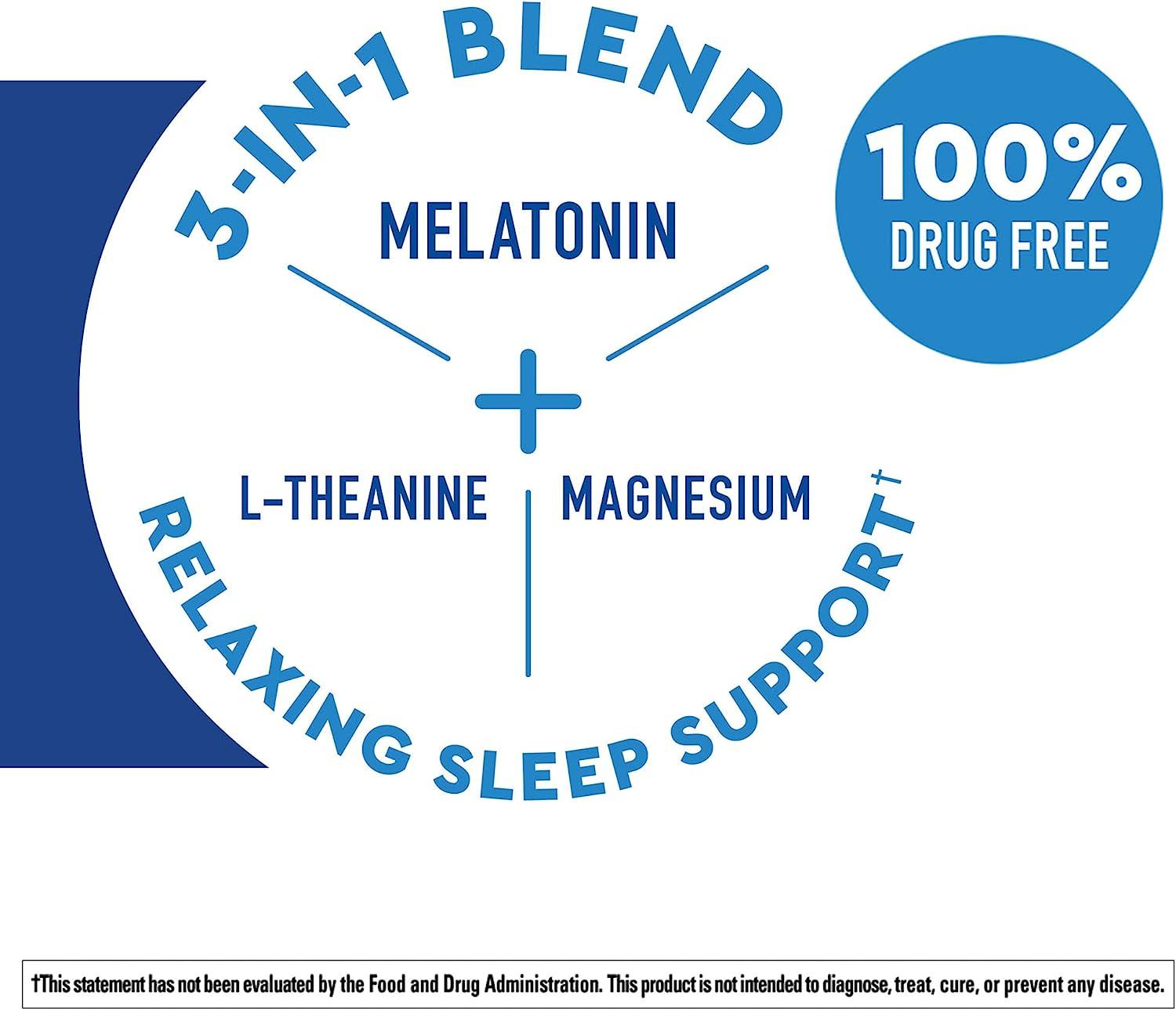 Nature Made Wellblends Sleep and Recover Gummies - Melatonin 3mg for ...