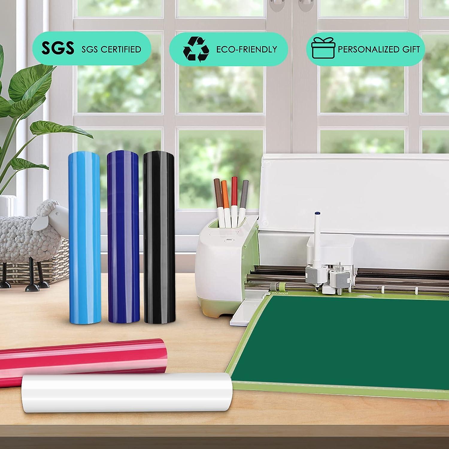 HTVRONT White HTV Vinyl Roll - 12 x 30ft Heat Transfer Vinyl for T ...