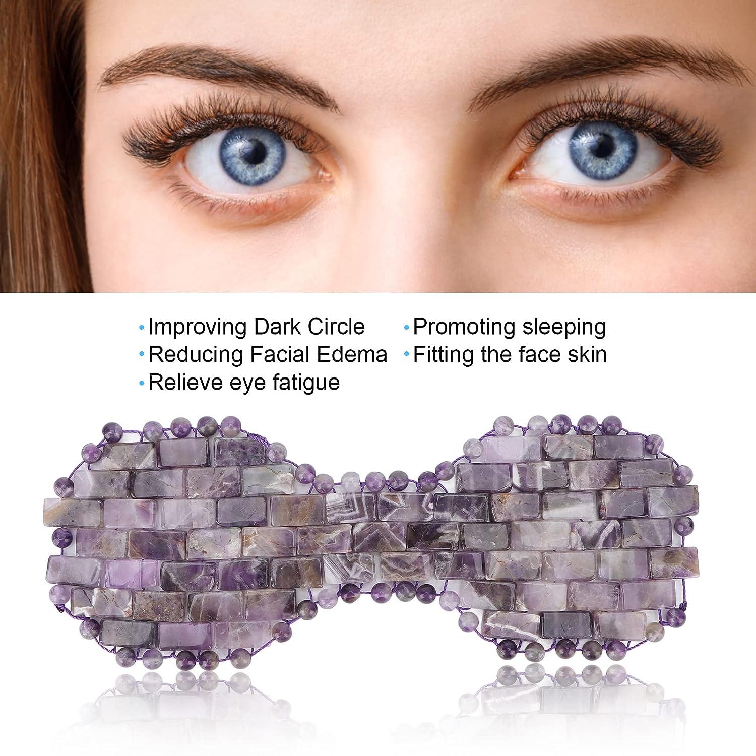 Jade Eye Mask Set for Facial Edema and Dark Circles | Fitting Comfort ...