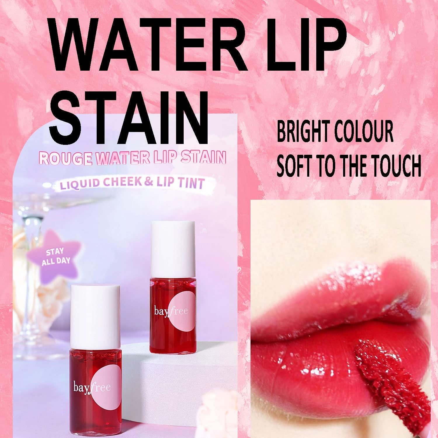 LemonSac 4 Colors Lip Tint Stain Set - Long-lasting Moisturizing Korean ...