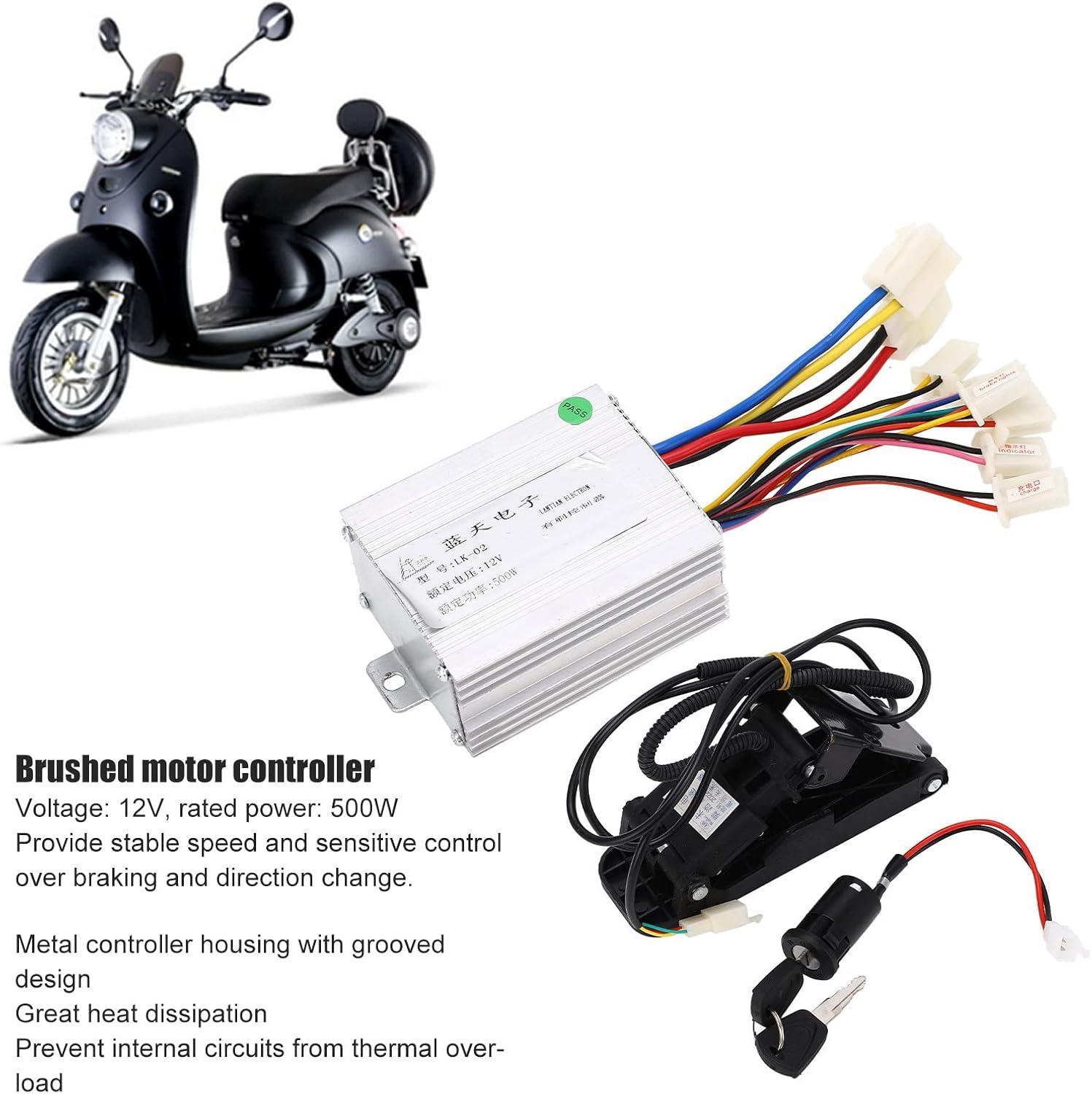 Buy 12V 500W Bike Brushed Motor Controller Kit - Electric Scooter ...