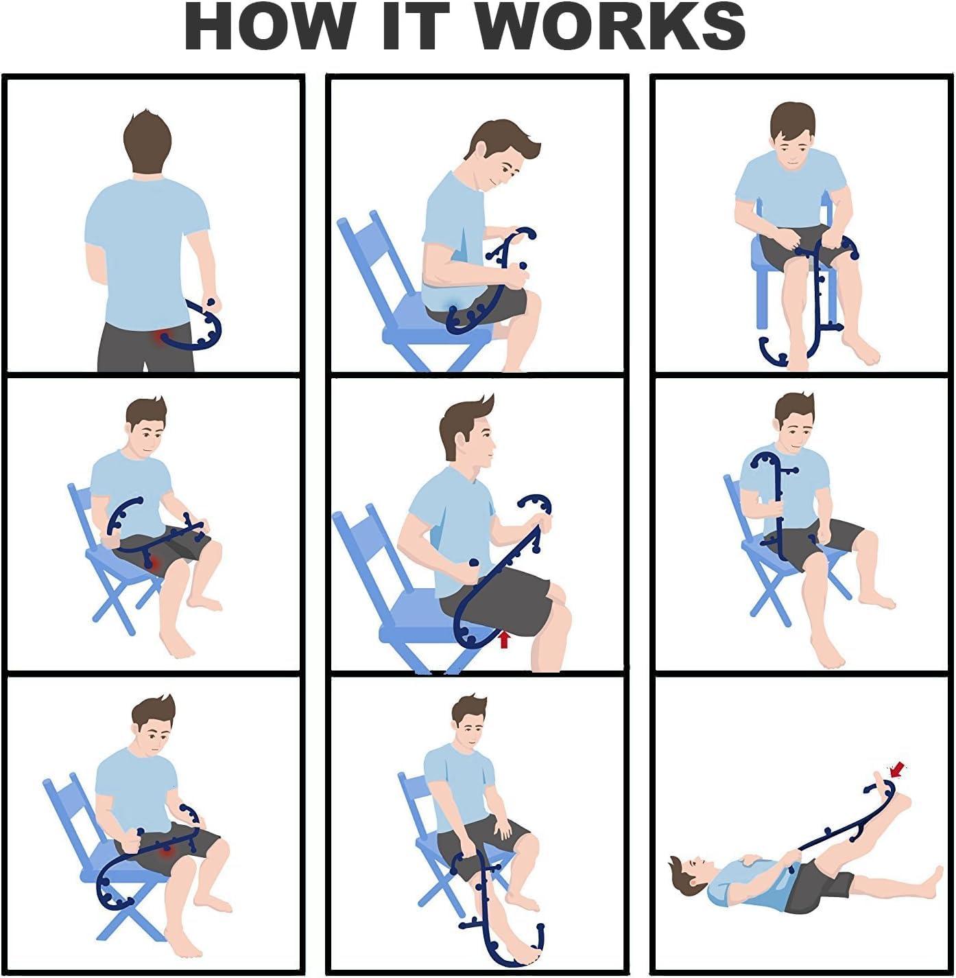 Trigger Point Massager Therapy | Myofascial Release Tool for Deep ...