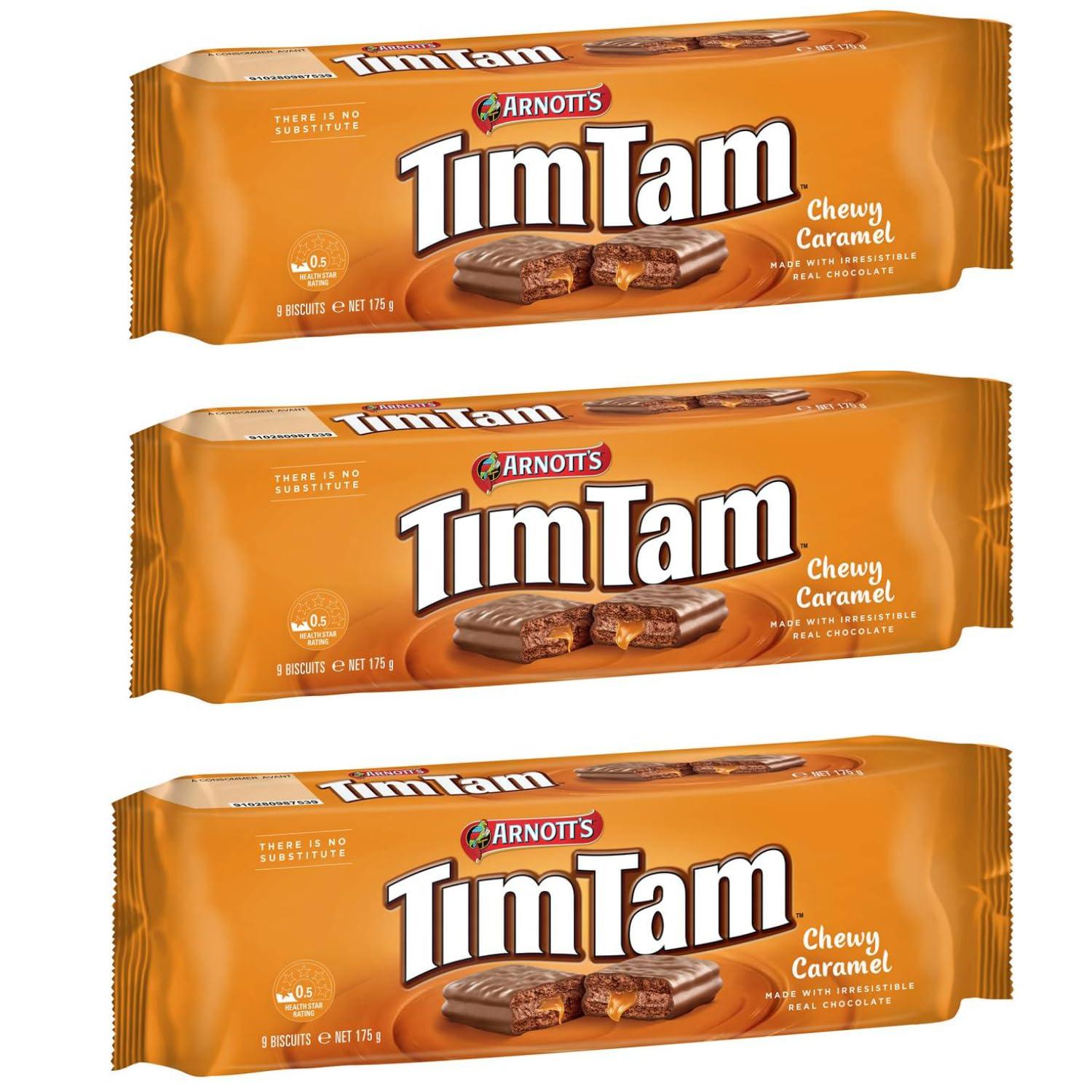 Arnotts Biscuit Tim Tam Caramel Combo Pack of 3 Tim Tams Biscuits ...