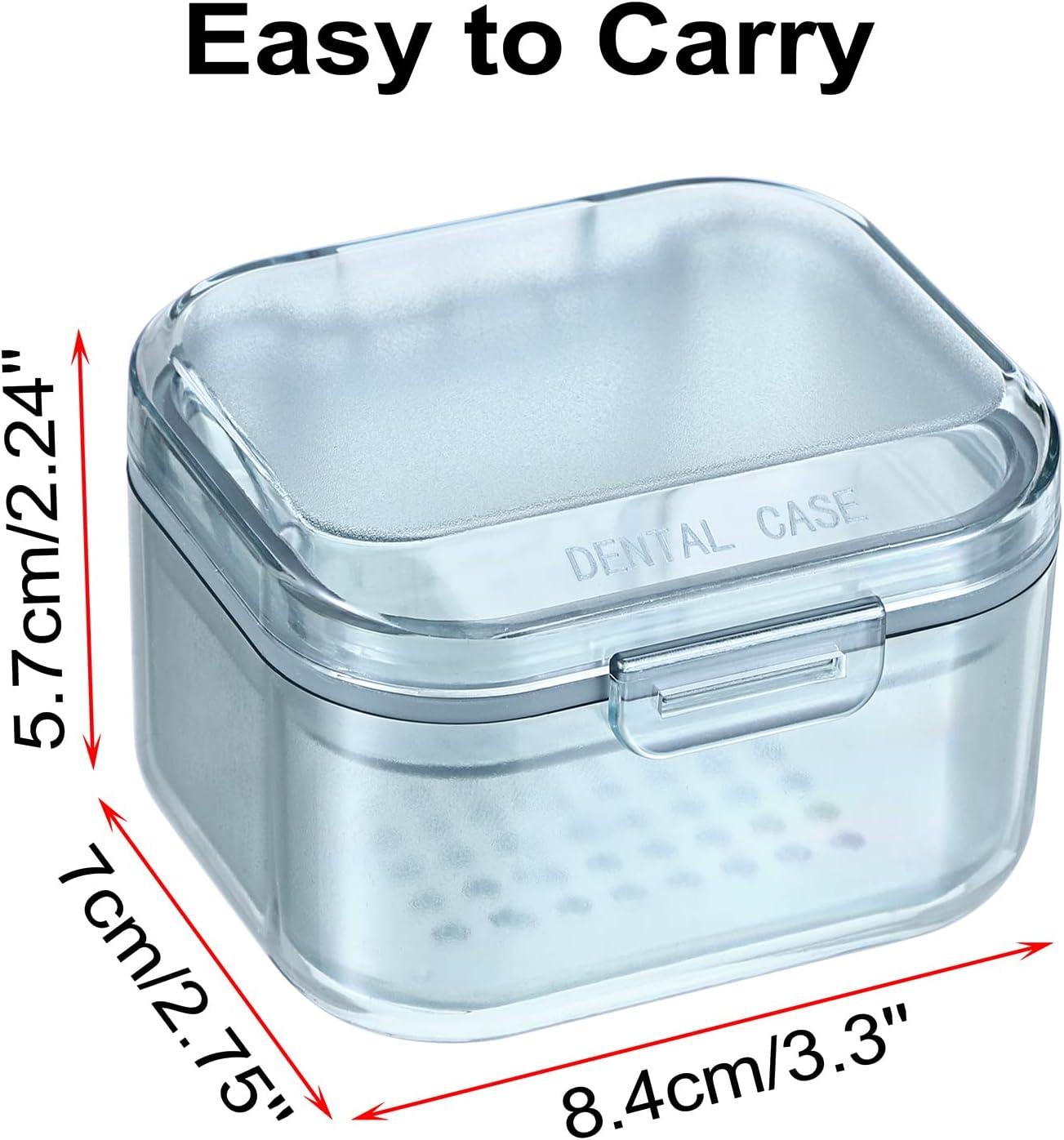 SUMTree Dental Container Case Orthodontic Denture Storage Box Retainer ...