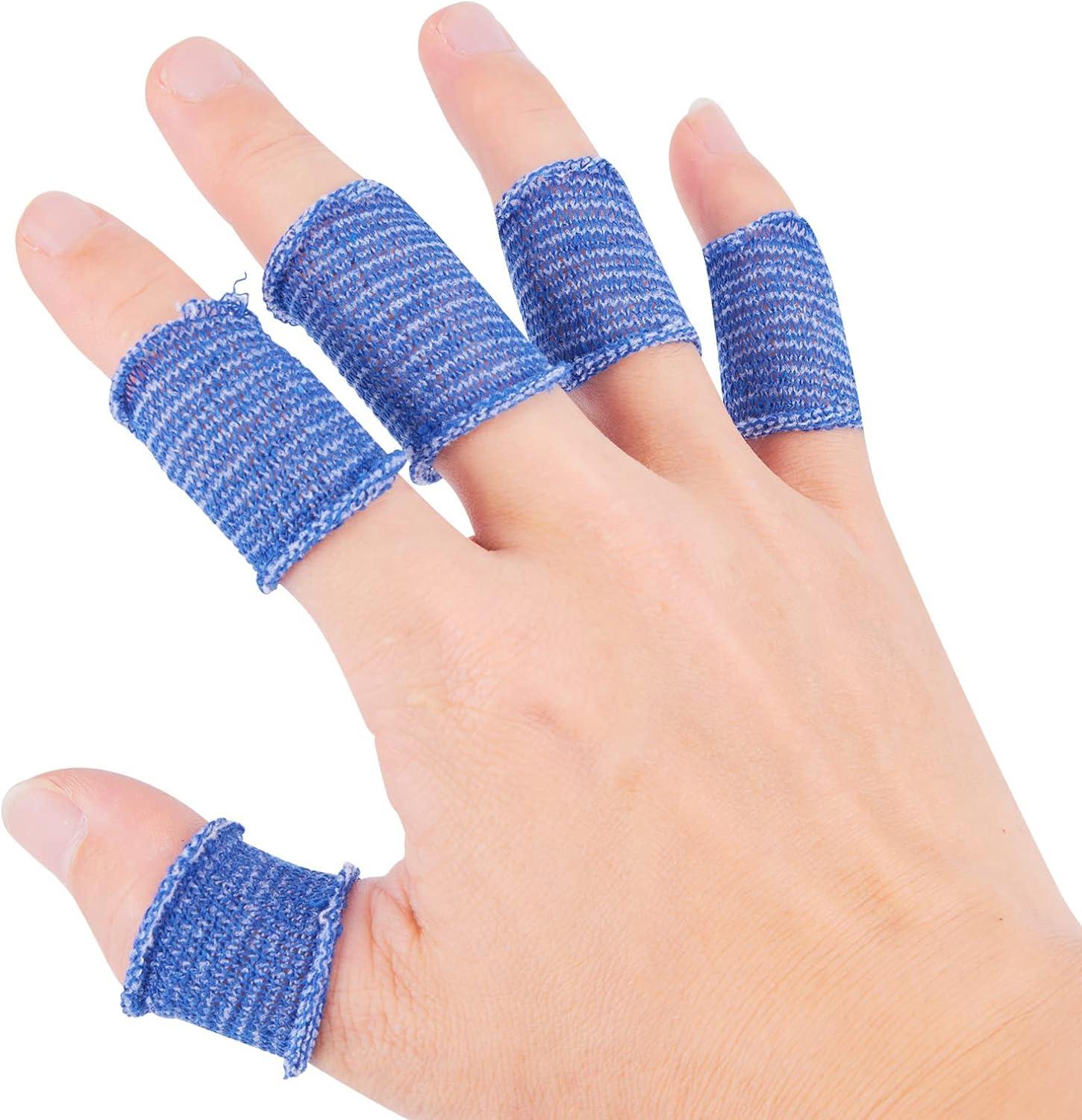 20 Pieces Finger Cots Finger Bandage Tubular Dressings for Finger Tips ...