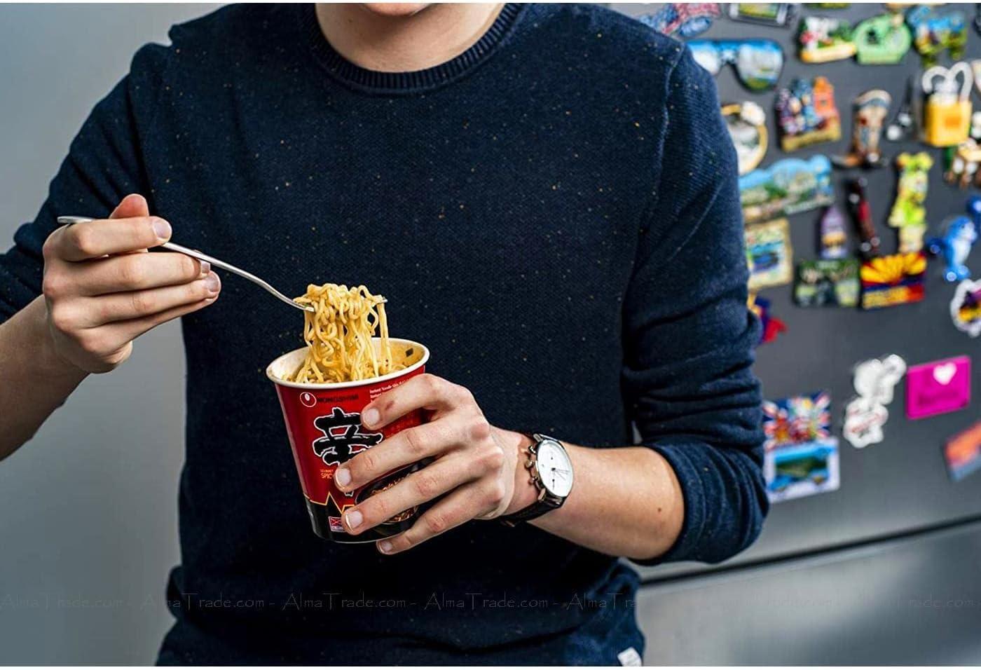 TOPLINE Shin Cup Noodles Multipack - 2 Boxes of 6 x 86g Gourmet Hot ...