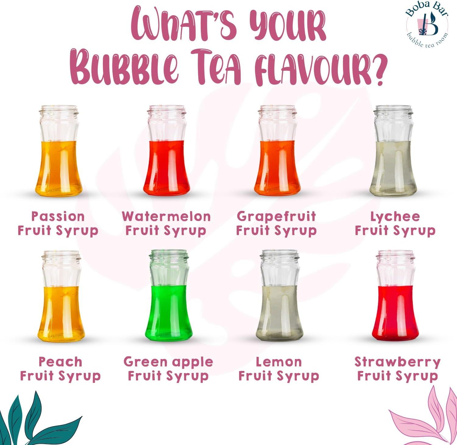Boba Bar London | Tropical Treasures Fruit Bubble Tea Kit | 8 Fruit Tea ...