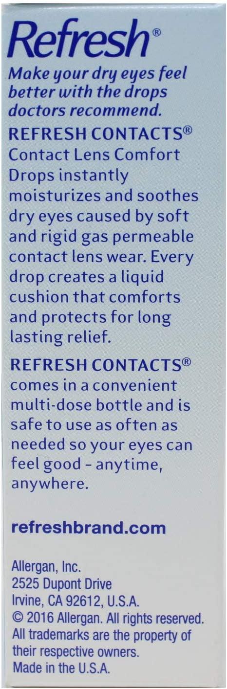 Refresh Contacts Contact Lens Comfort Drops 0.4 fl oz - 2 Pack | Buy ...