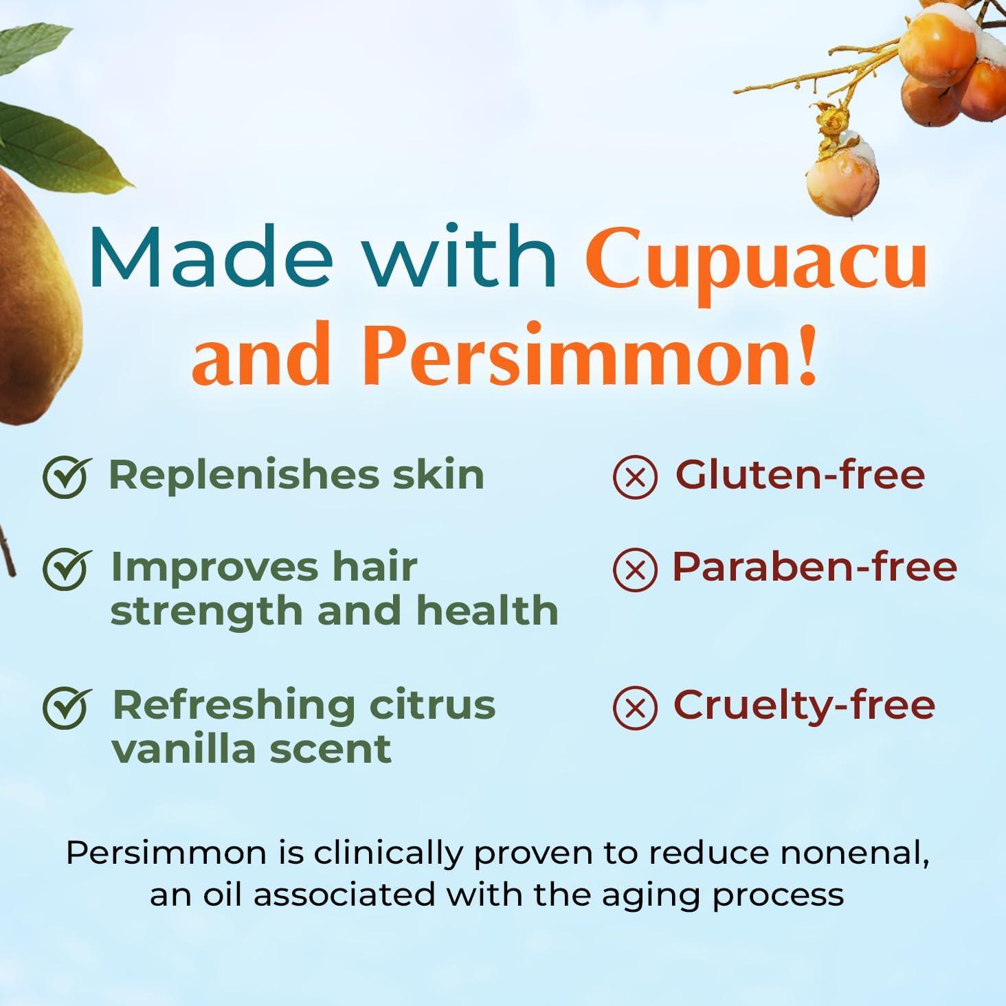 BoaVida Deodorizing Citrus Plus Elder Shampoo & Body Wash - Persimmon ...