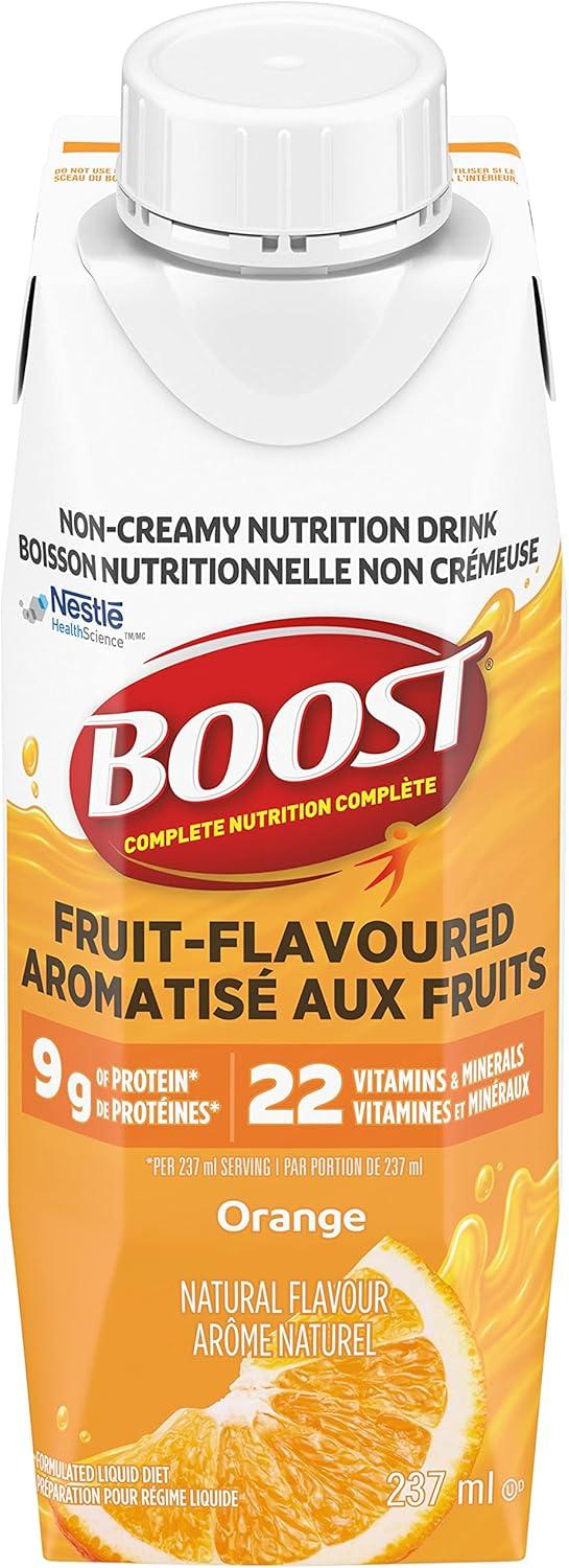 Boost Fruit Flavoured Drink Orange 237ml 24 count & Fruit Flavoured Drink Variety Pack 237ml 24 ...