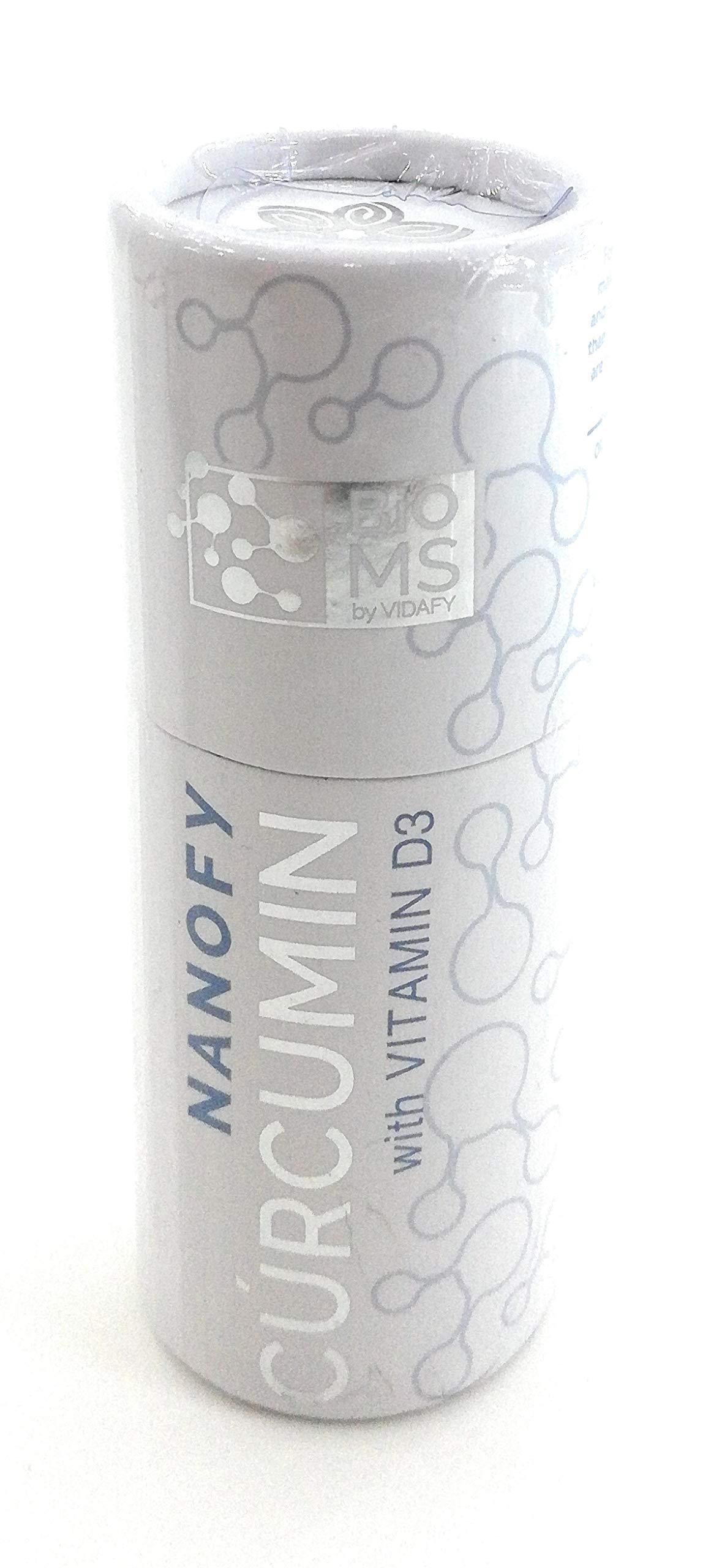 Nanofy Turmeric Curcumin with Vitamin D3 - 95% Absorption Guarantee, German Biotechnology, 10 ...