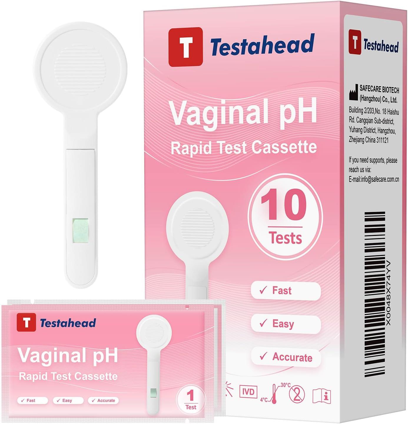 Vaginal pH Test Strips Kit - Feminine Health Bacterial & Trichomonas ...