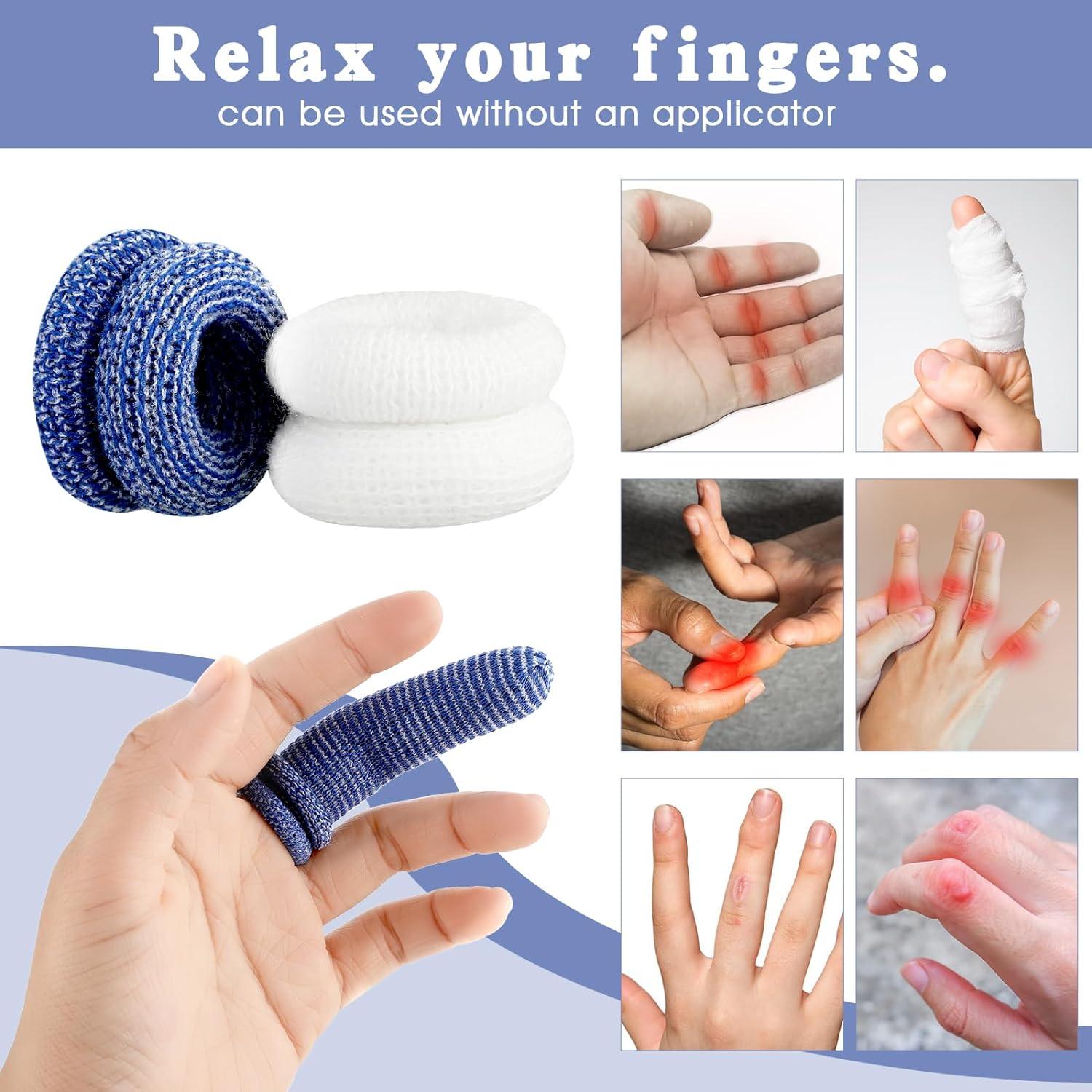 20 Pcs Finger Bandage Roll Tubular Bandage for Finger Sprains and ...