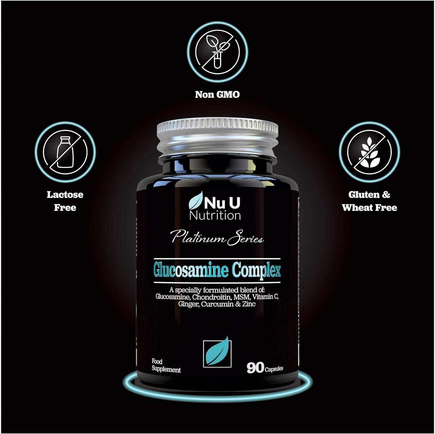 Glucosamine and Chondroitin Complex - 90 High Strength Glucosamine ...