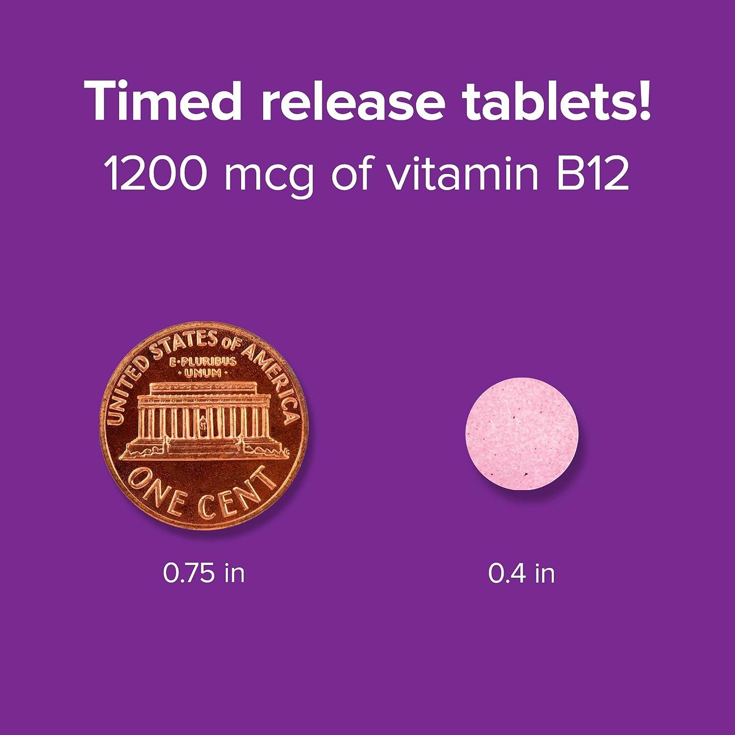 Webber Naturals Vitamin B12 1200 mcg 150 Tablets - Energy Support ...