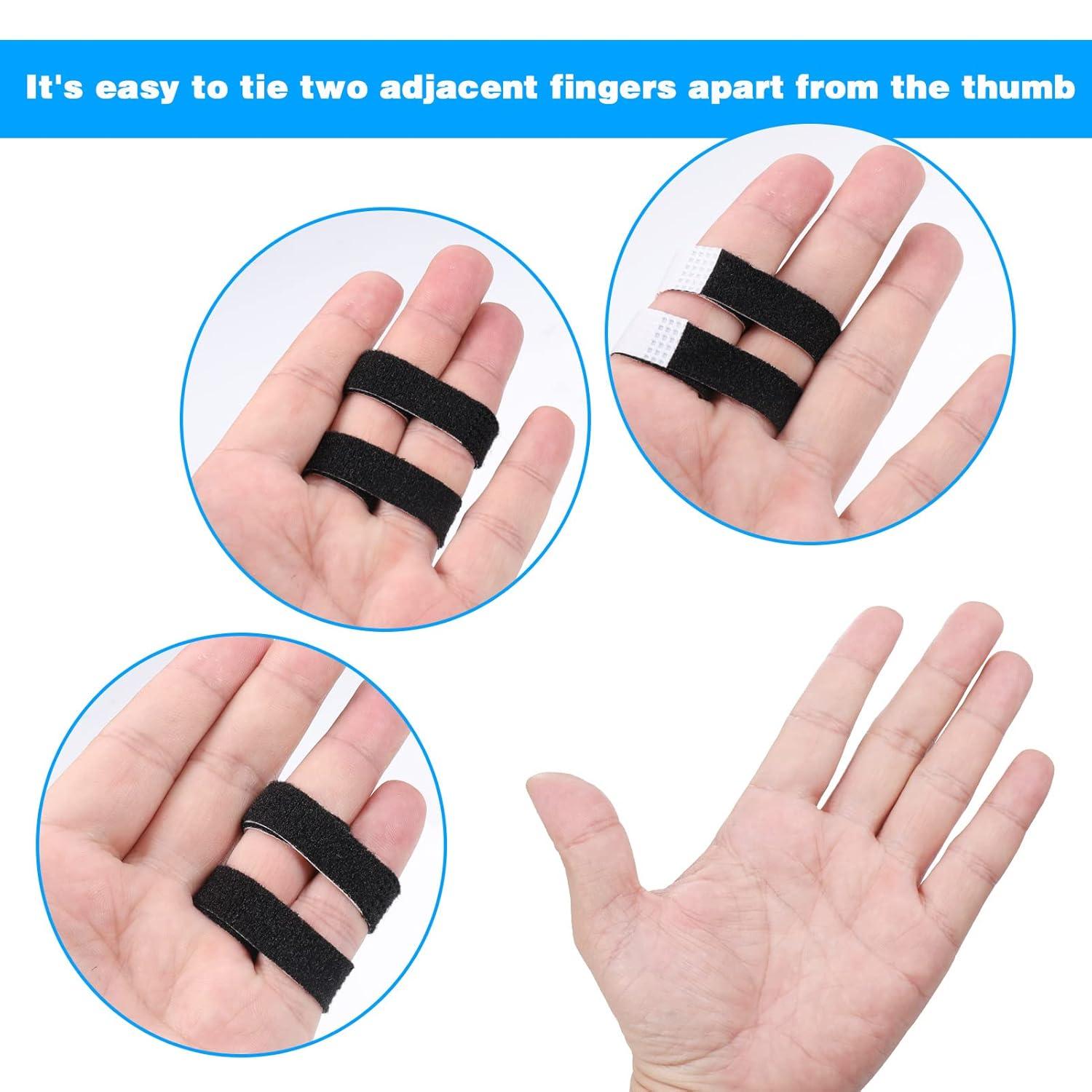 Hejo Trigger Finger Rail - 10 Adjustable Finger Bandages for Protection ...