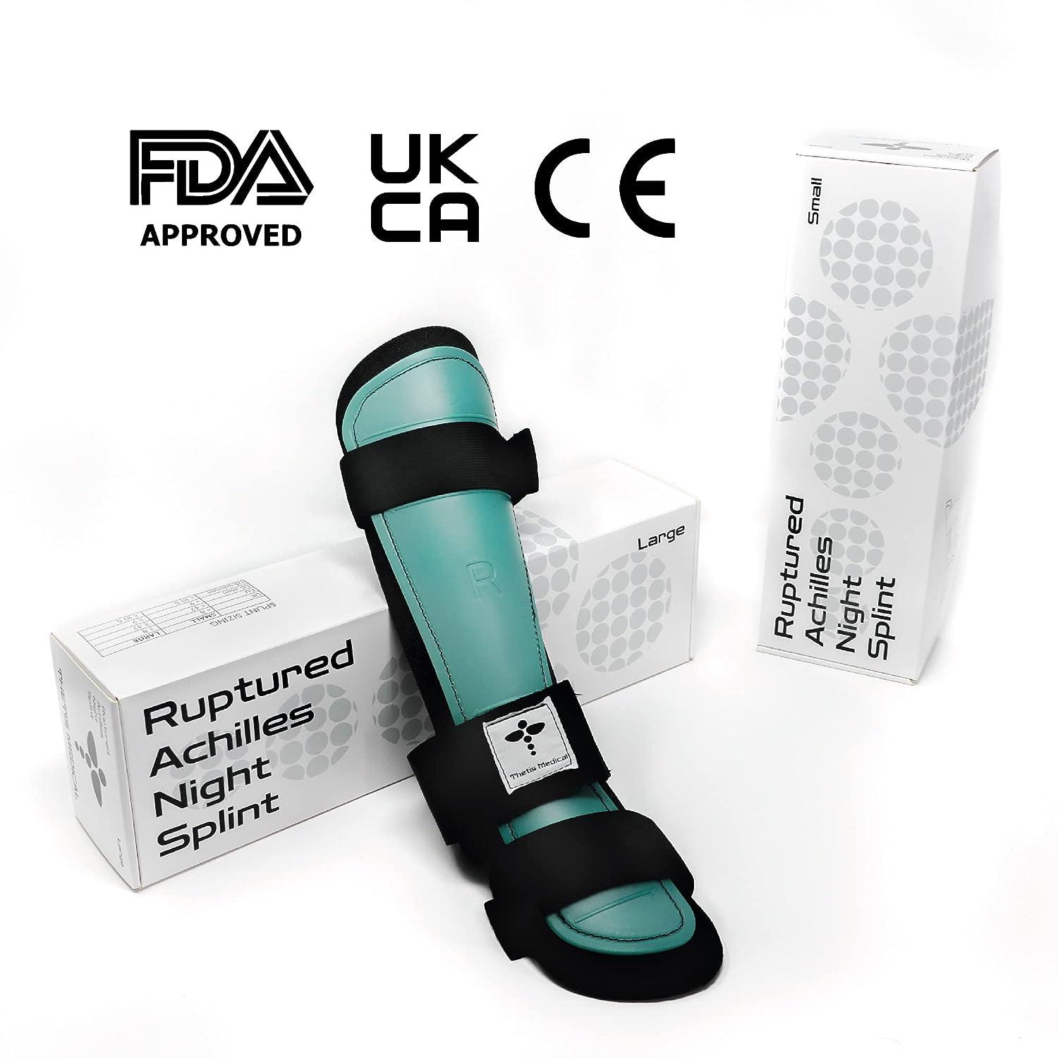Achilles Tendon Rupture Night Splint - Large Right Size for Complete ...