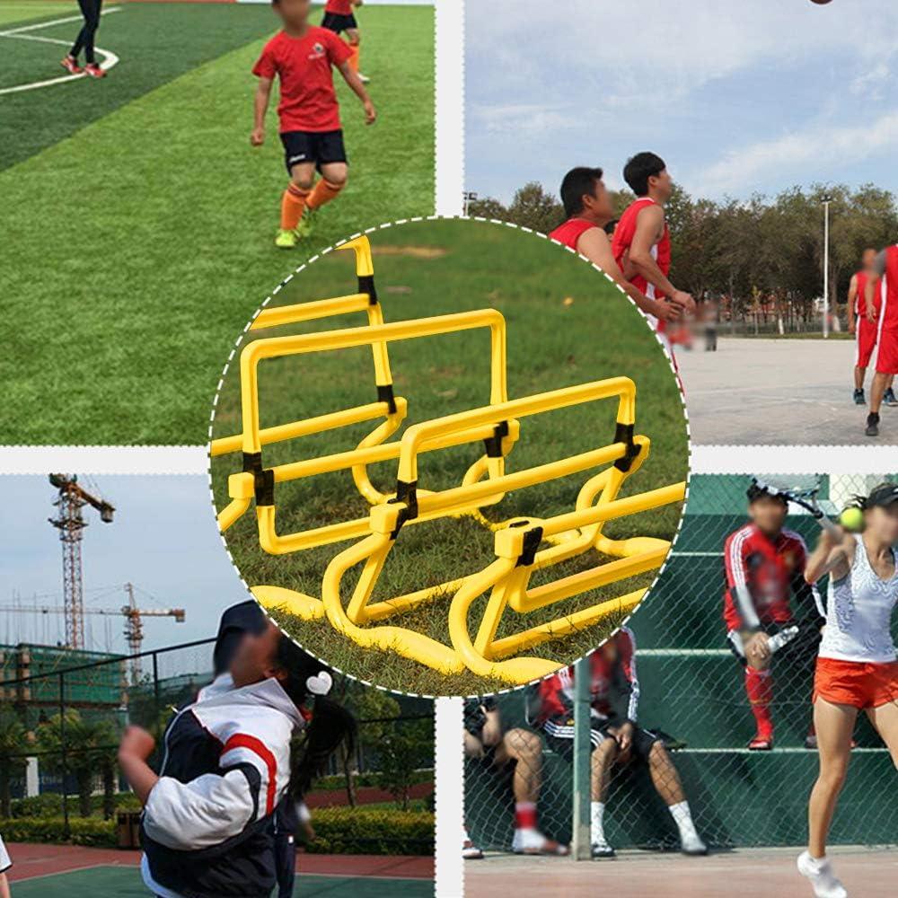 ASENVER 4 Height Adjustable Speed Training Hurdles Set - Set of 5 ...