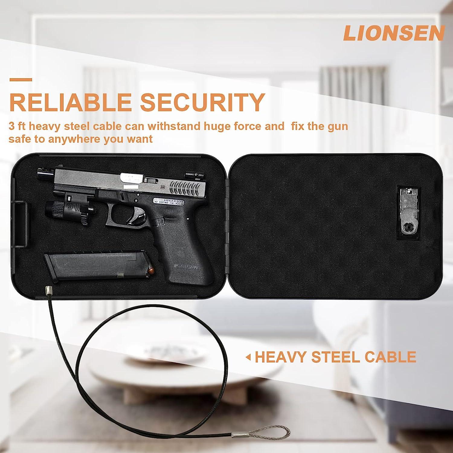 Portable Fireproof Gun Safe for Pistols with Combination Lock - YSP-6C ...