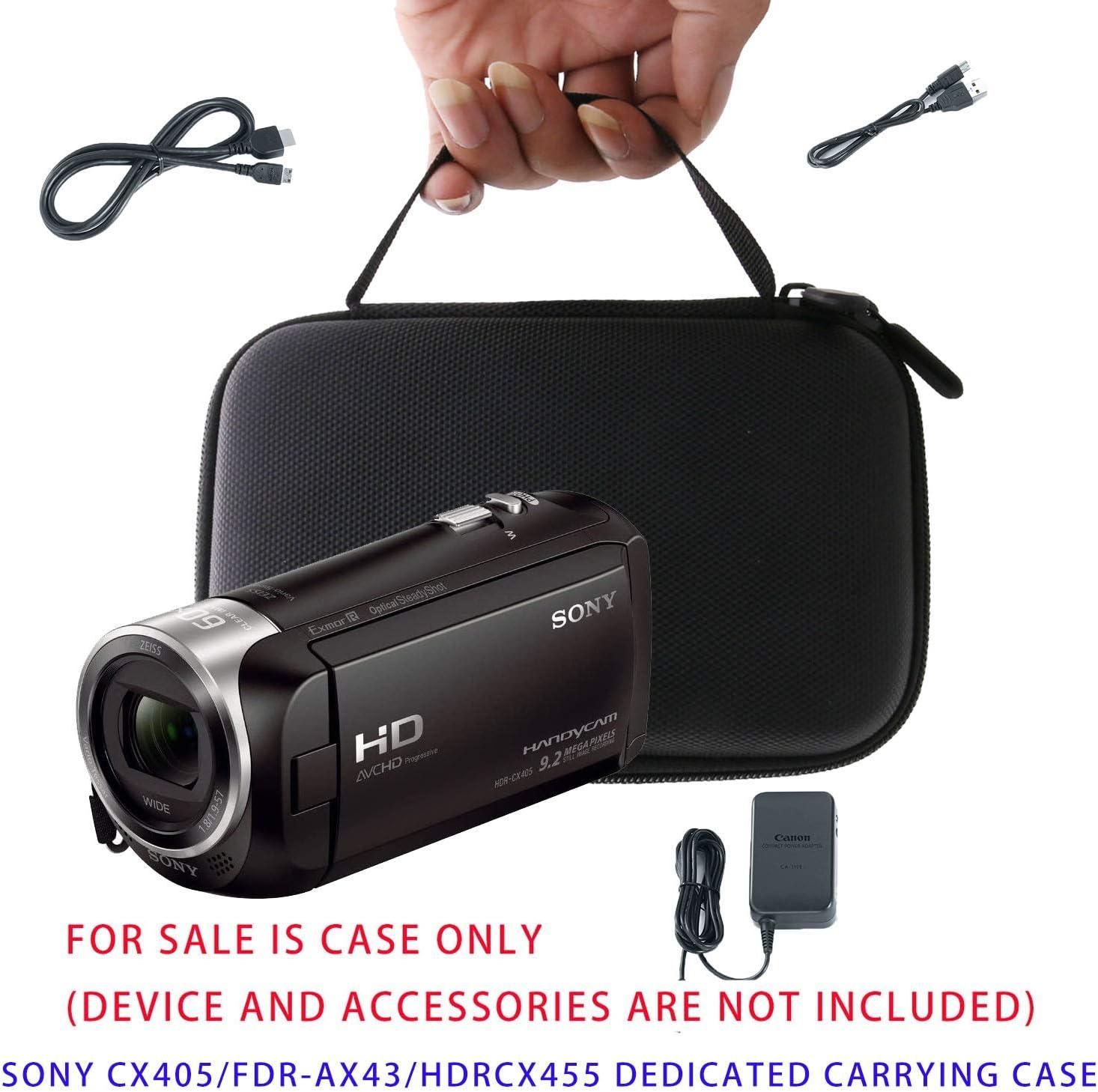 Waiyu Hard Carrying Case for Sony HDRCX405/HDRCX455 Handycam Camcorder ...