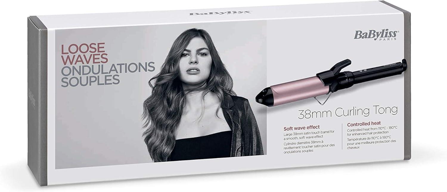 Buy BaByliss 38mm Curling Iron - Large Diameter Clamp for Soft Waves ...