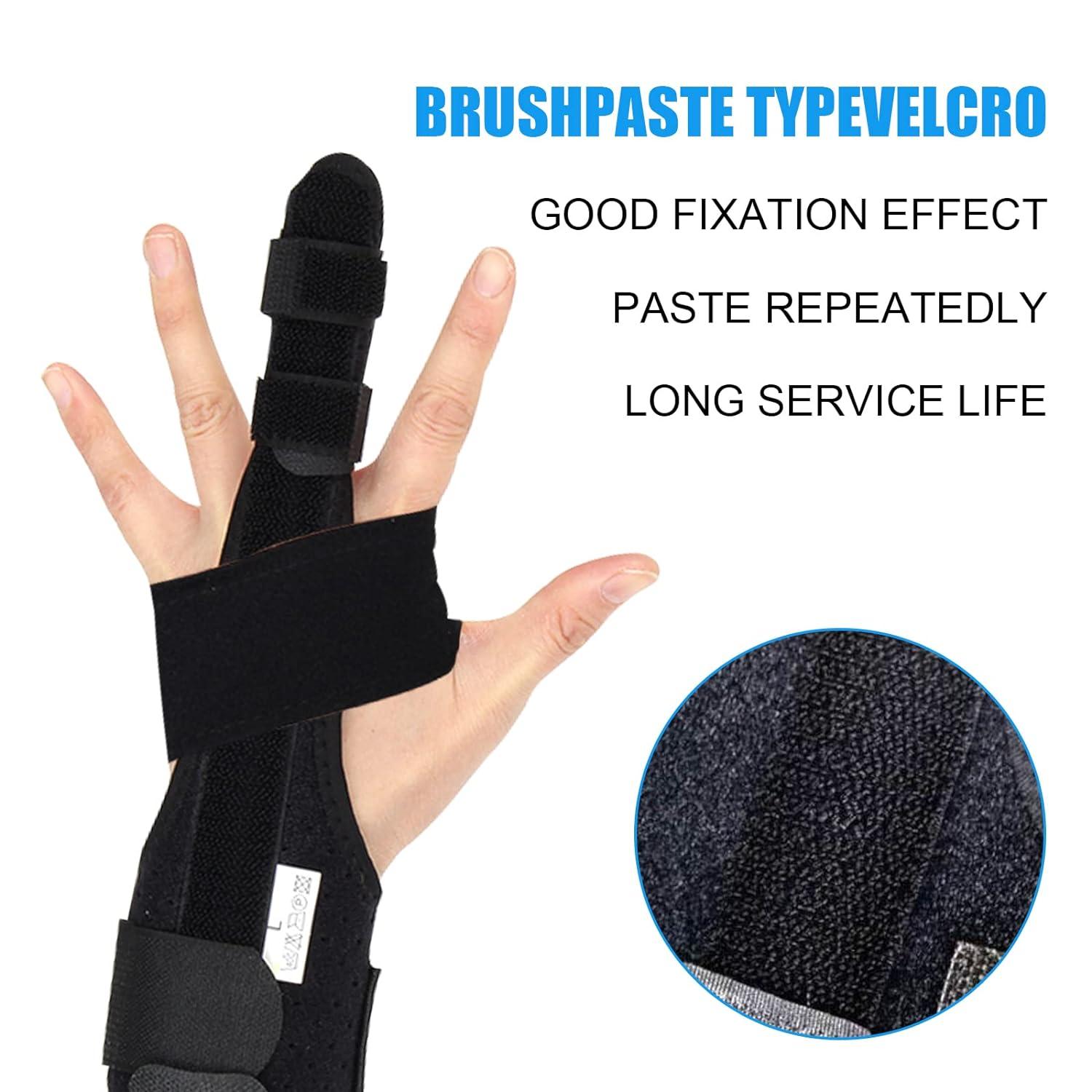 Jetisva Trigger Finger Splint Support with Wrist Brace - Adjustable ...