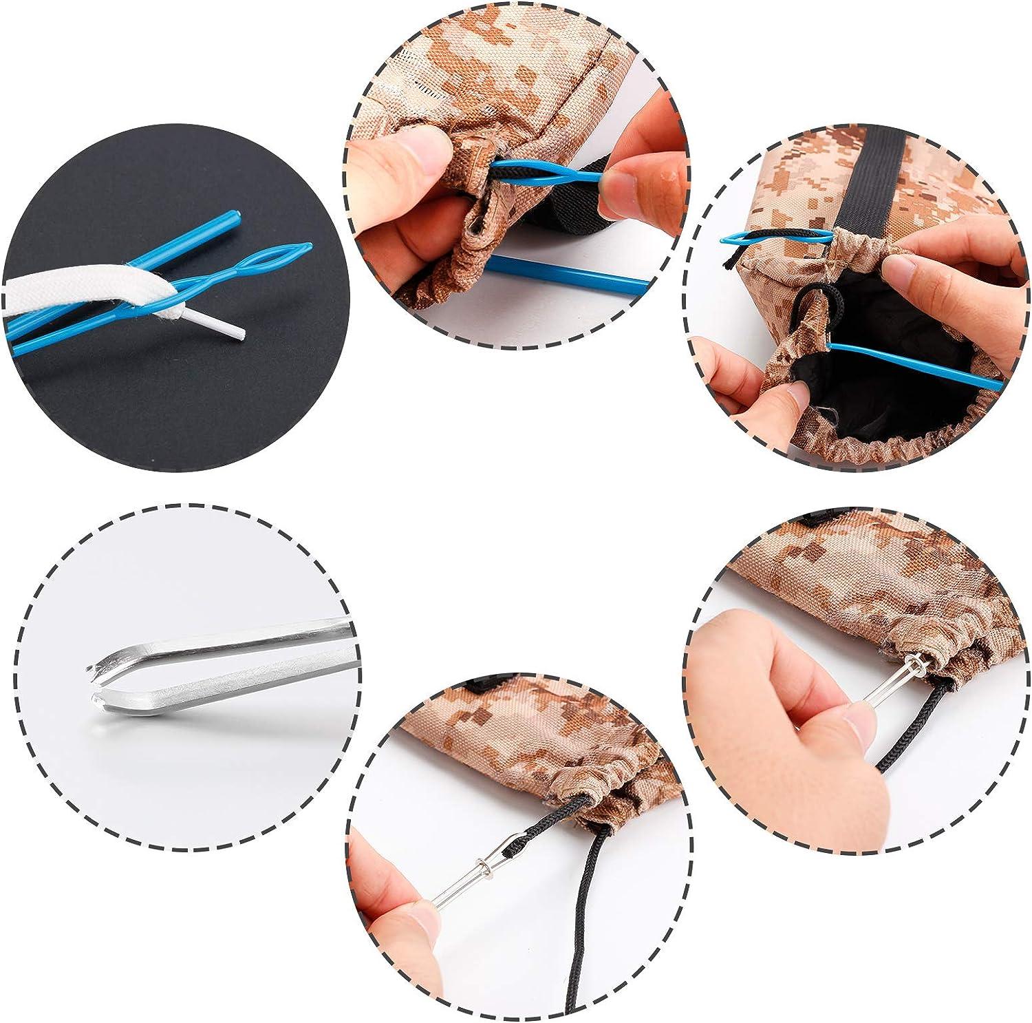 10 Piece Bodkin Threader Set with Flexible Plastic and Stainless Steel ...