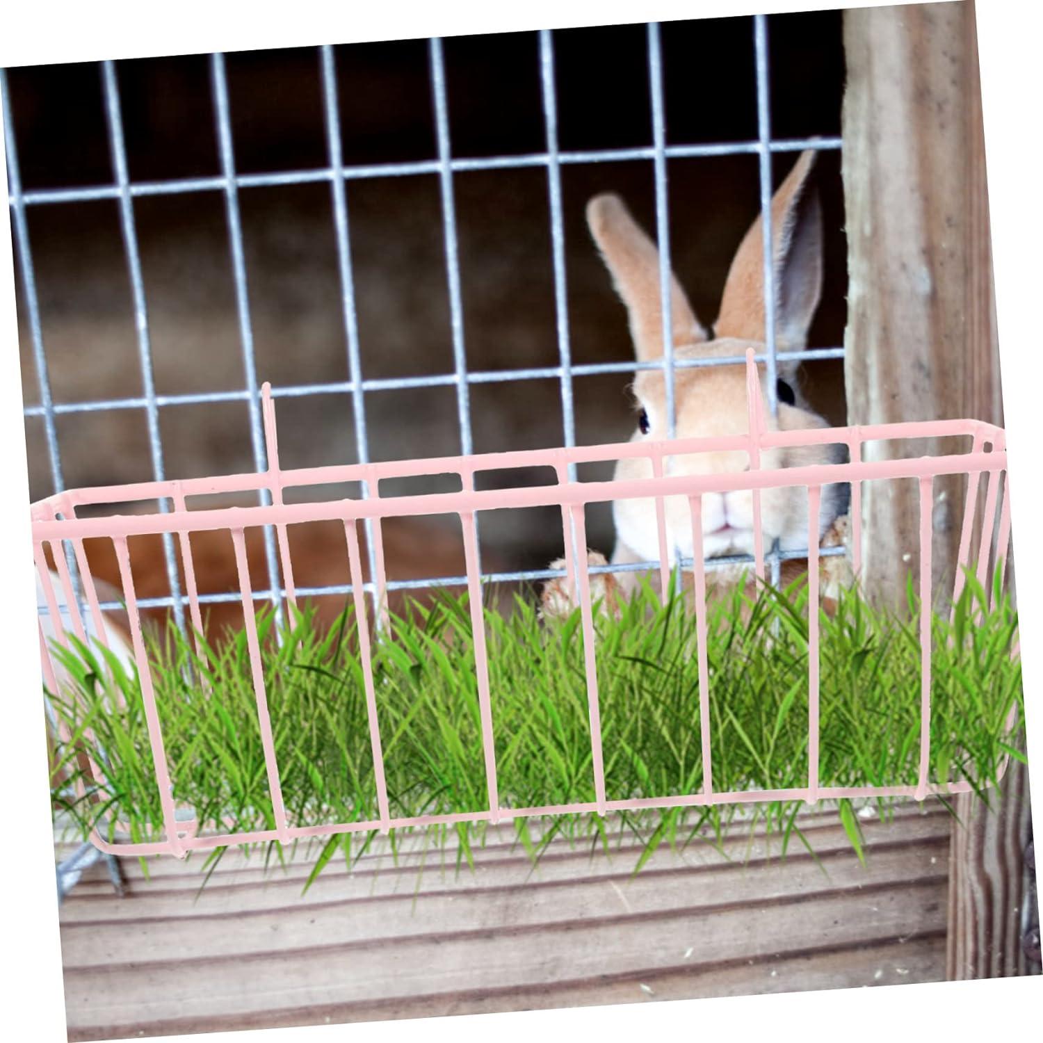 Rabbit Rack Feeder for Cage Holder for Rabbits Pet Feeder Metal Rack ...
