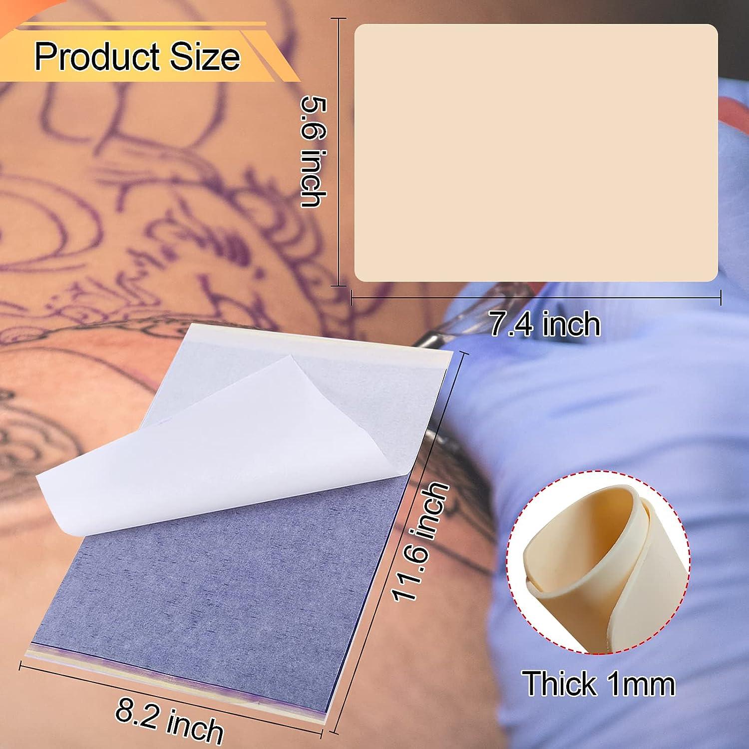 Tattoo Practice Skins & Transfer Paper Kit | 30PCS Fake Skins & Tracing ...