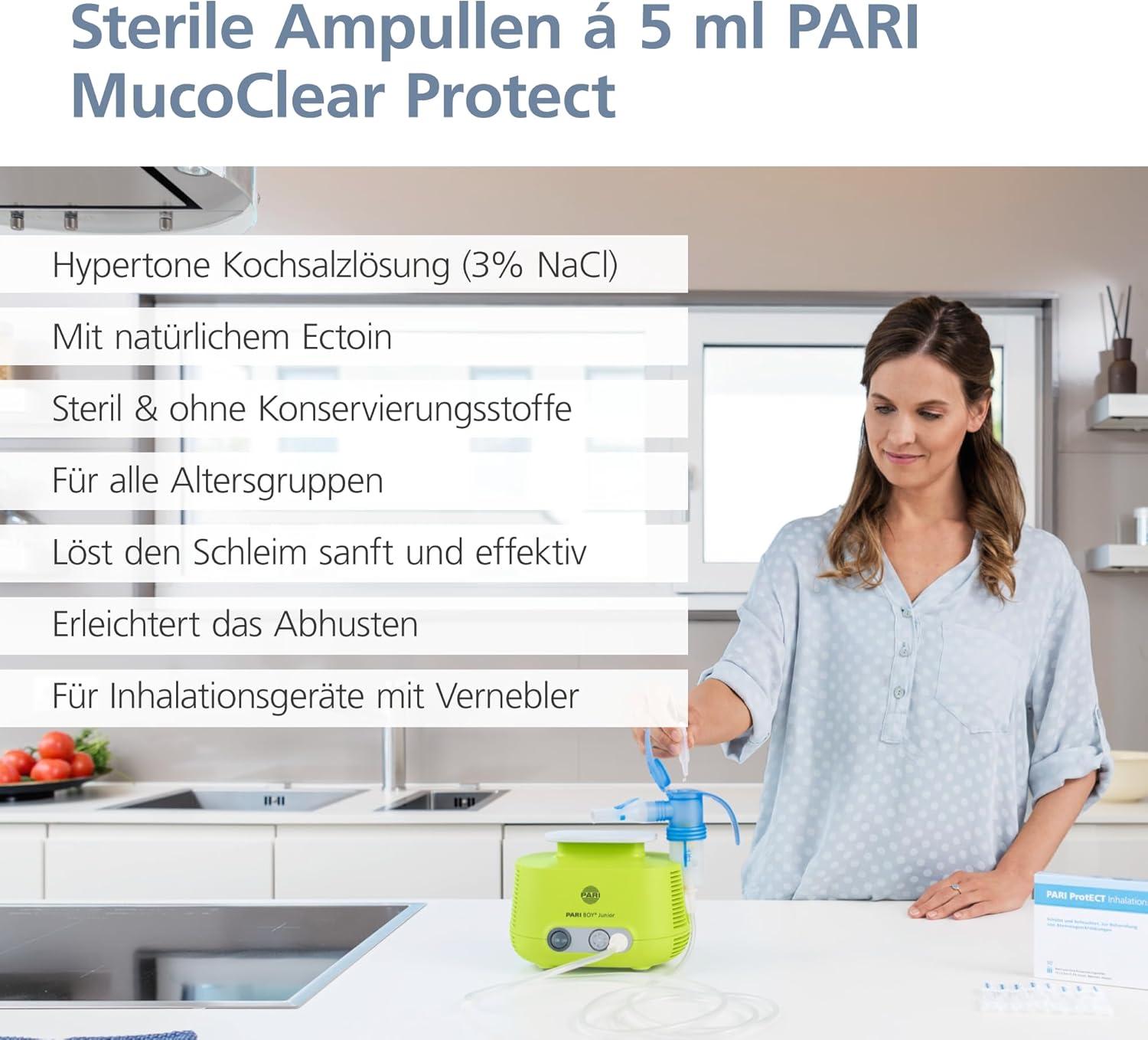 Mucoclear Protect Inhalation Solution - 20 Individual Dose Containers ...