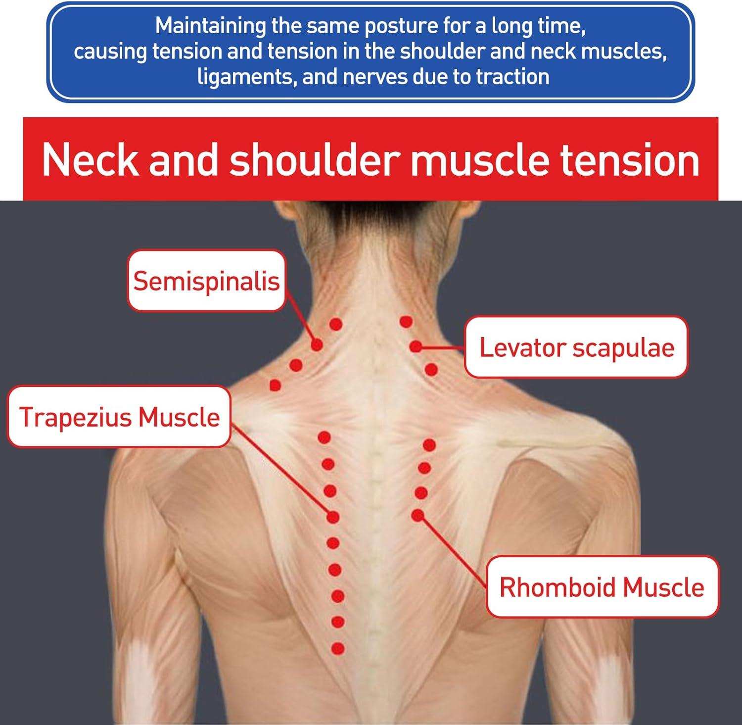 Ultimate Trigger Point Massager & Trapezius Stretcher - Relieve Neck ...