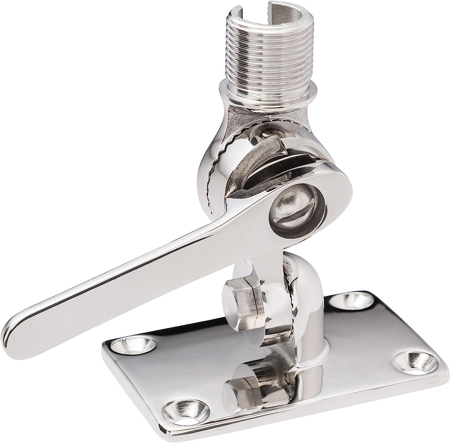 Calissa Offshore Tackle Marine VHF Antenna Mount - Adjustable Ratchet ...