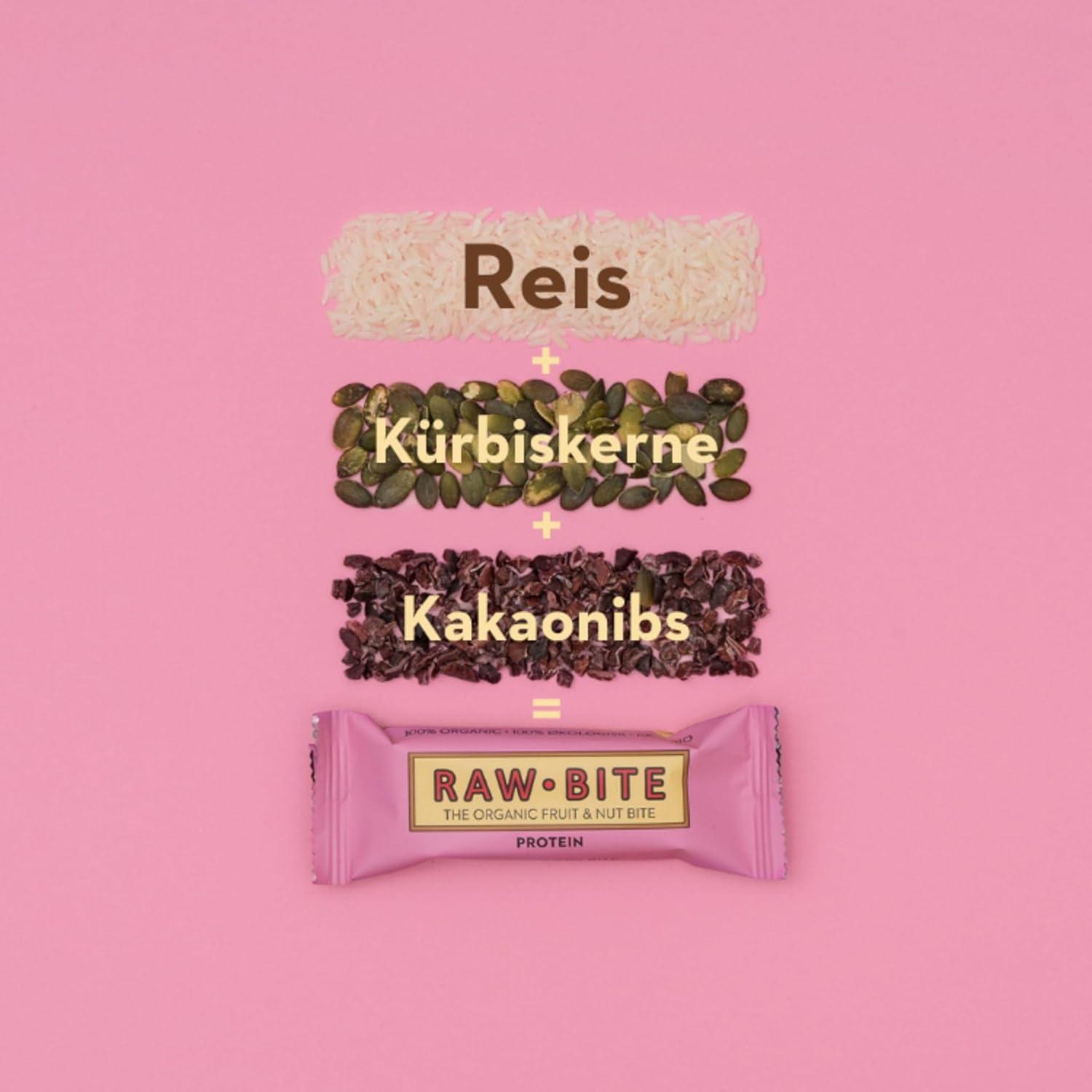 Buy Rawbite Protein Bar | 20g Protein Vegan Gluten-Free | 45 Bio Protein Bars Snack Box ...