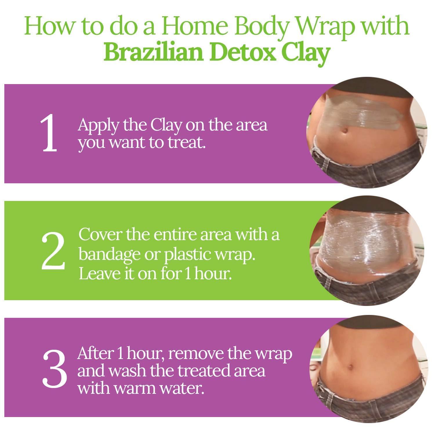 Brazilian Spa Detox Body Clay - Inch Loss Body Wraps - Cleanse ...