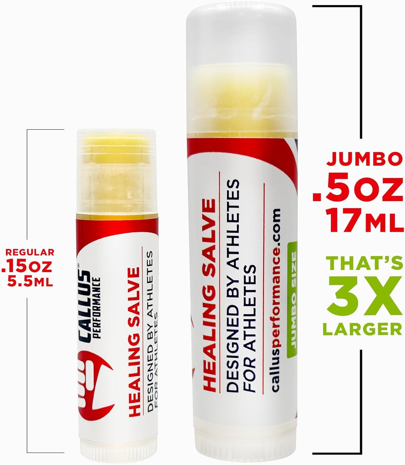 Jumbo Callus Healing Salve for Hands and Feet - Prevent Bleeding and ...