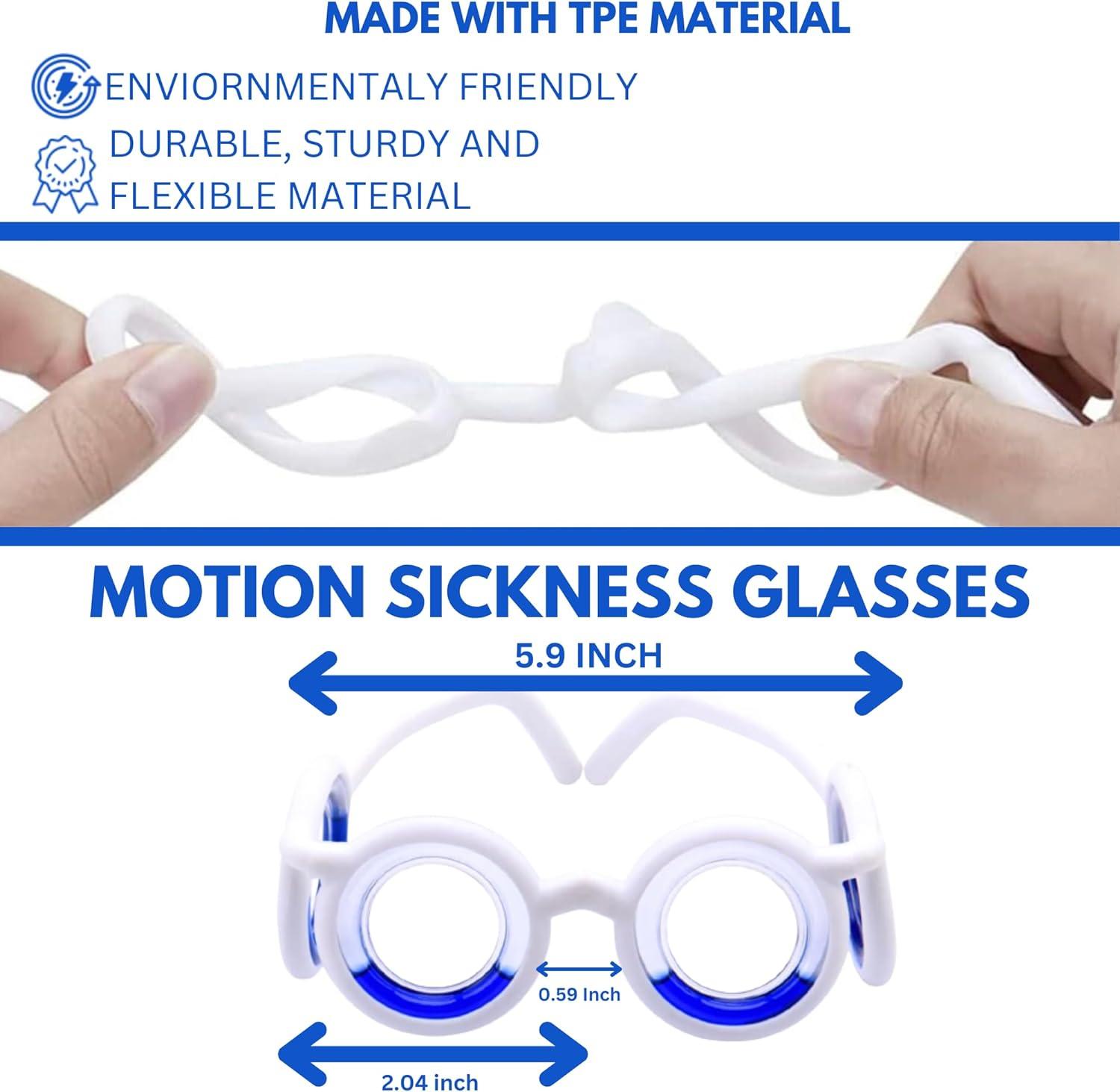 Anti-Motion Sickness Glassses- Smart Glasses Light and Portable Nausea ...