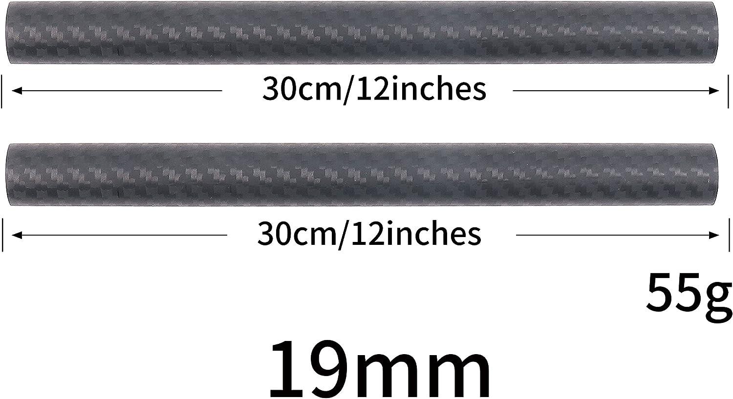 Foto4easy 6 Inch Carbon Fiber Rod for Rail Rod Support System - Pack of ...