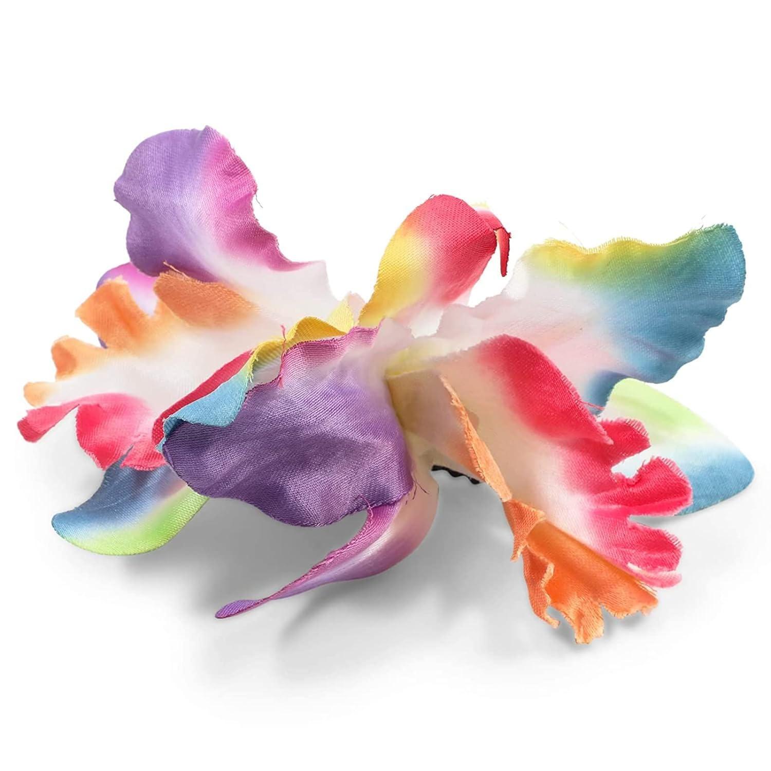 Orchid Flower Alligator Hair Clips for Women - 12 Pack | Stylish Hair ...