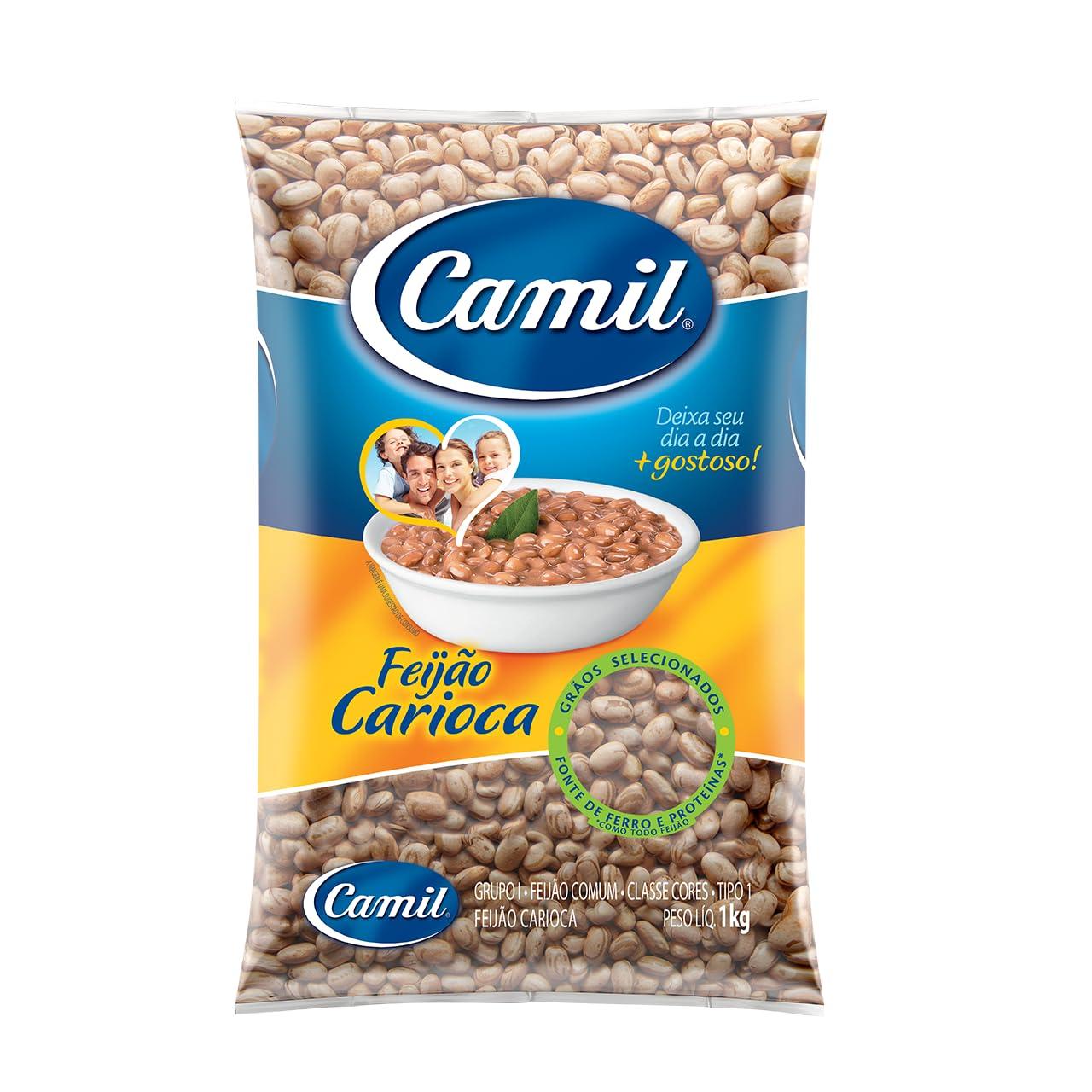 Camil 1kg Brazilian Carioca Brown Beans - Famous Feijao Brasileiro from ...