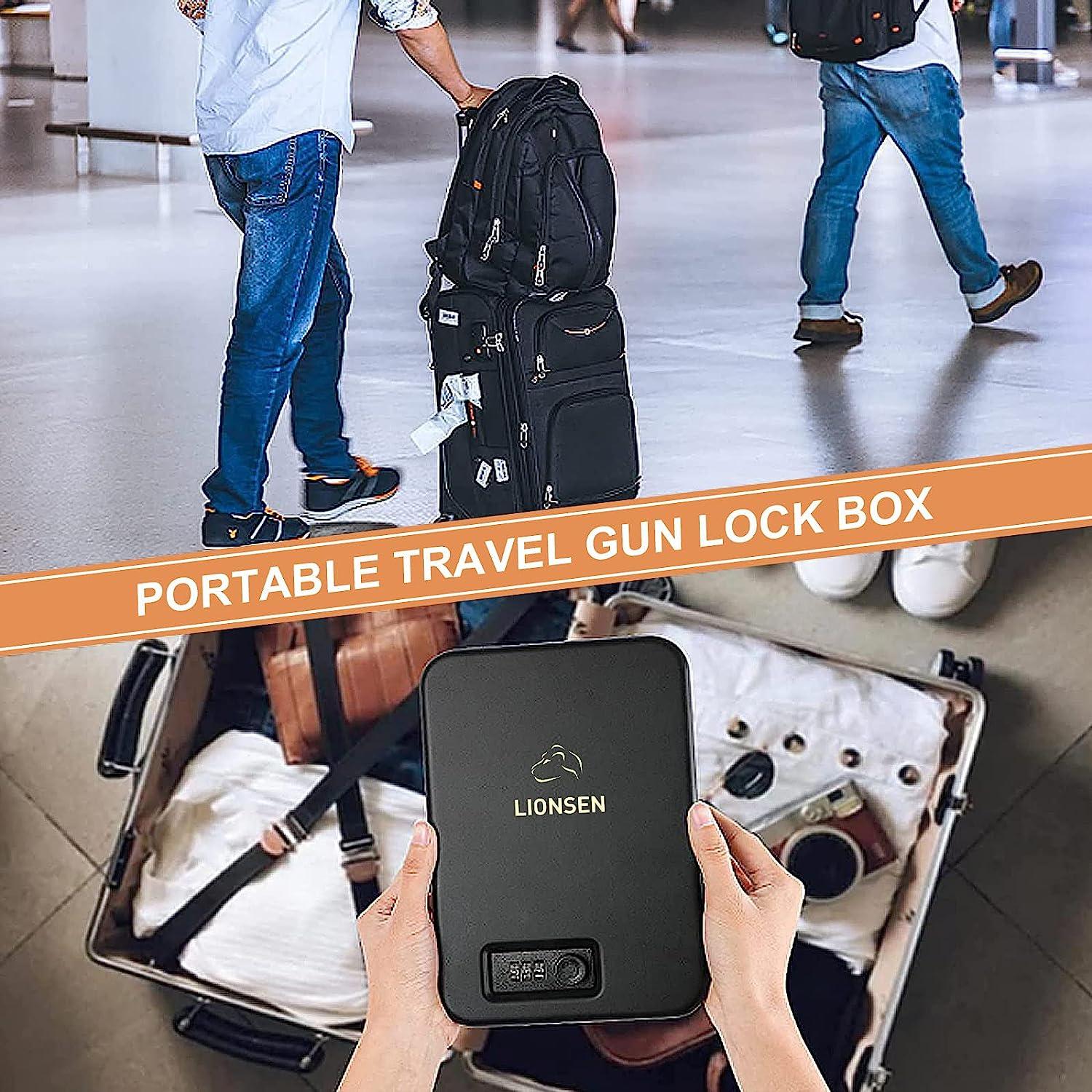 Portable Fireproof Gun Safe for Pistols with Combination Lock - YSP-6C ...