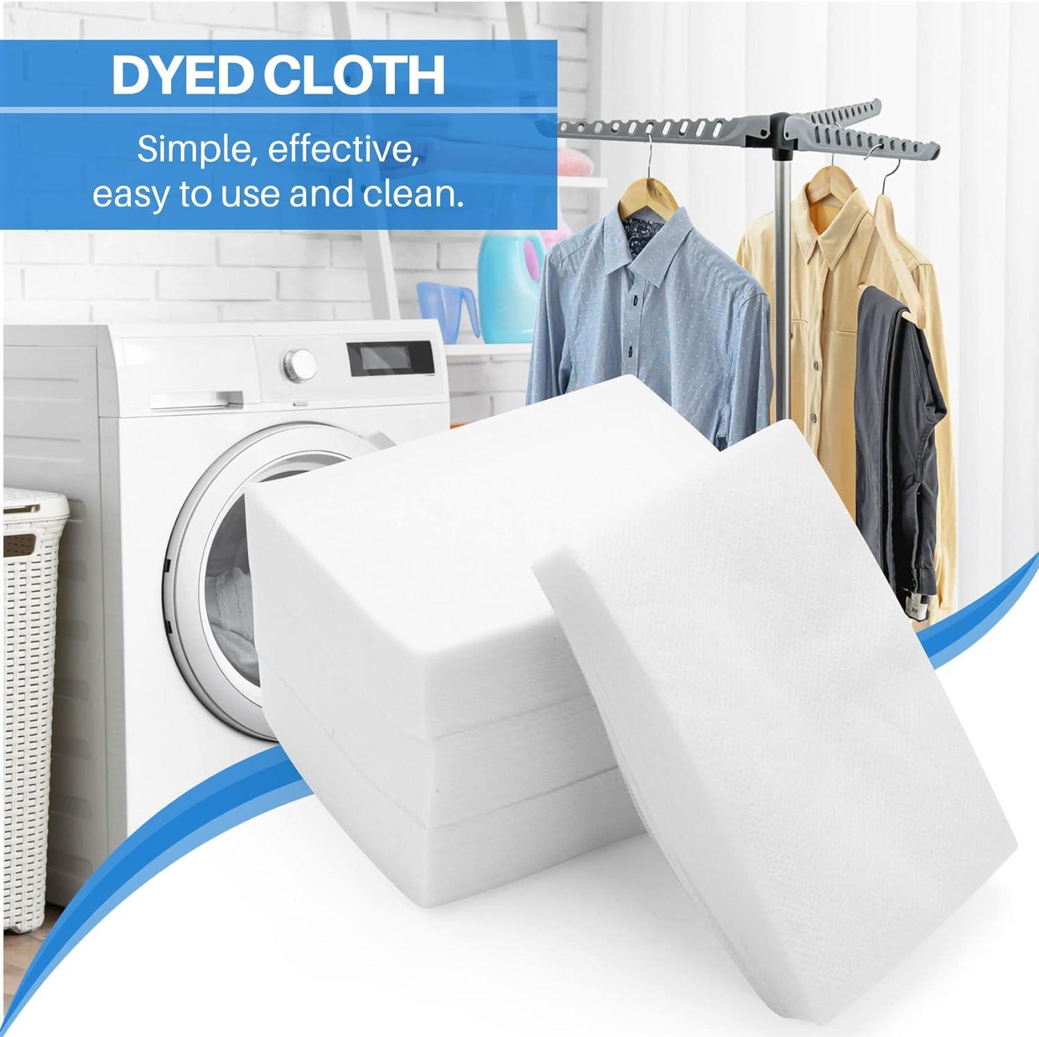 Axaooqeld Pack of 200 Dyeing Cloths Washing Machine Use Mixed Dye-Proof ...