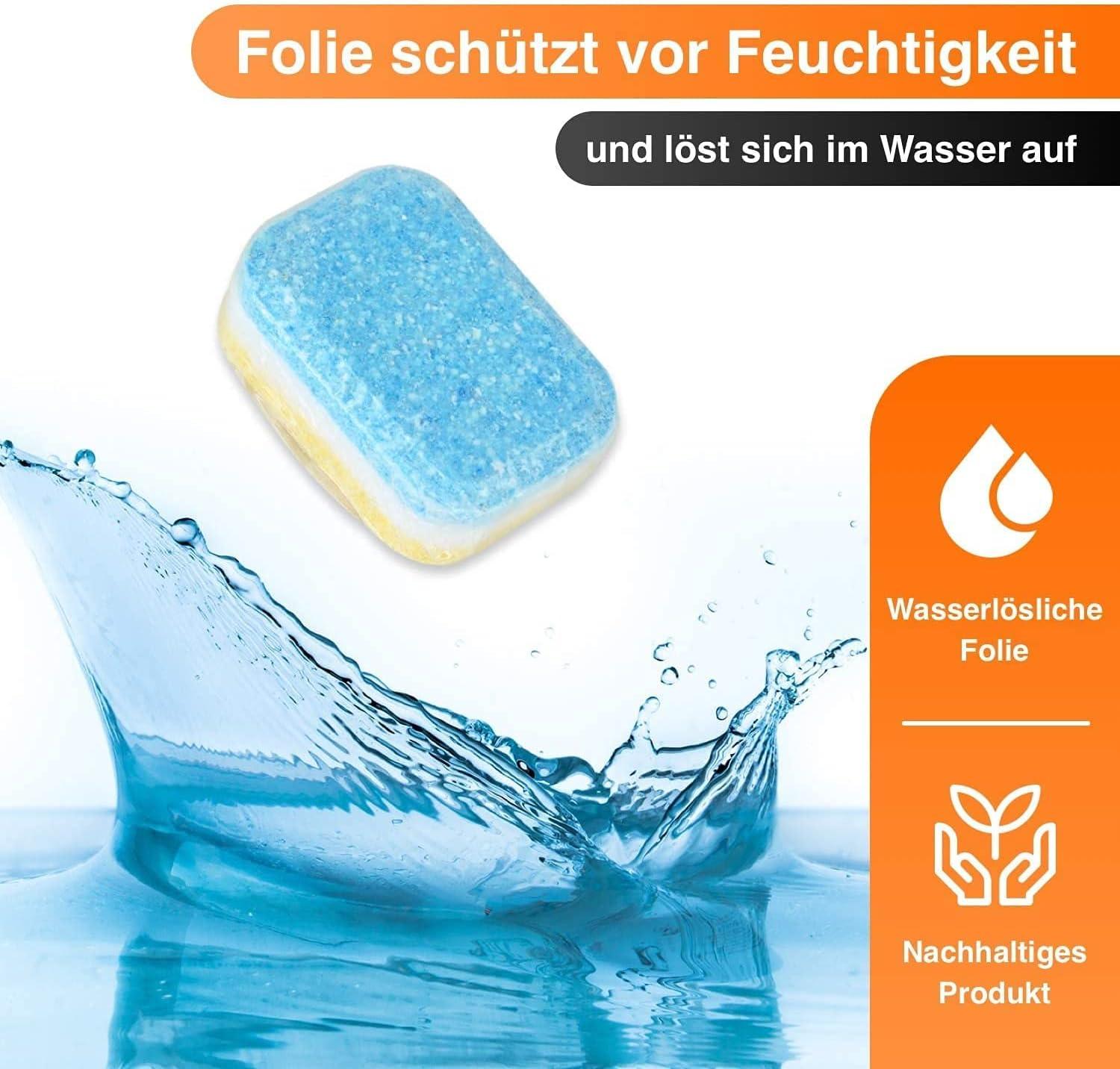 Redfox24 Premium Dishwasher Tabs - 200 Water-Soluble Tabs (4kg) | 12 ...