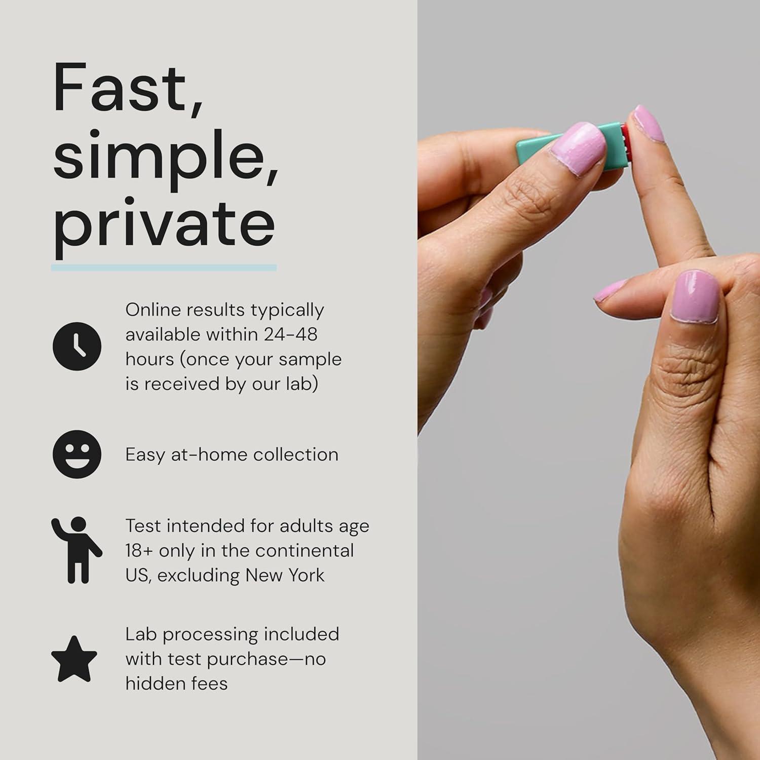 At-Home Diabetes Test Kit - HbA1c Levels Pre-Diabetes Screening & Fast ...