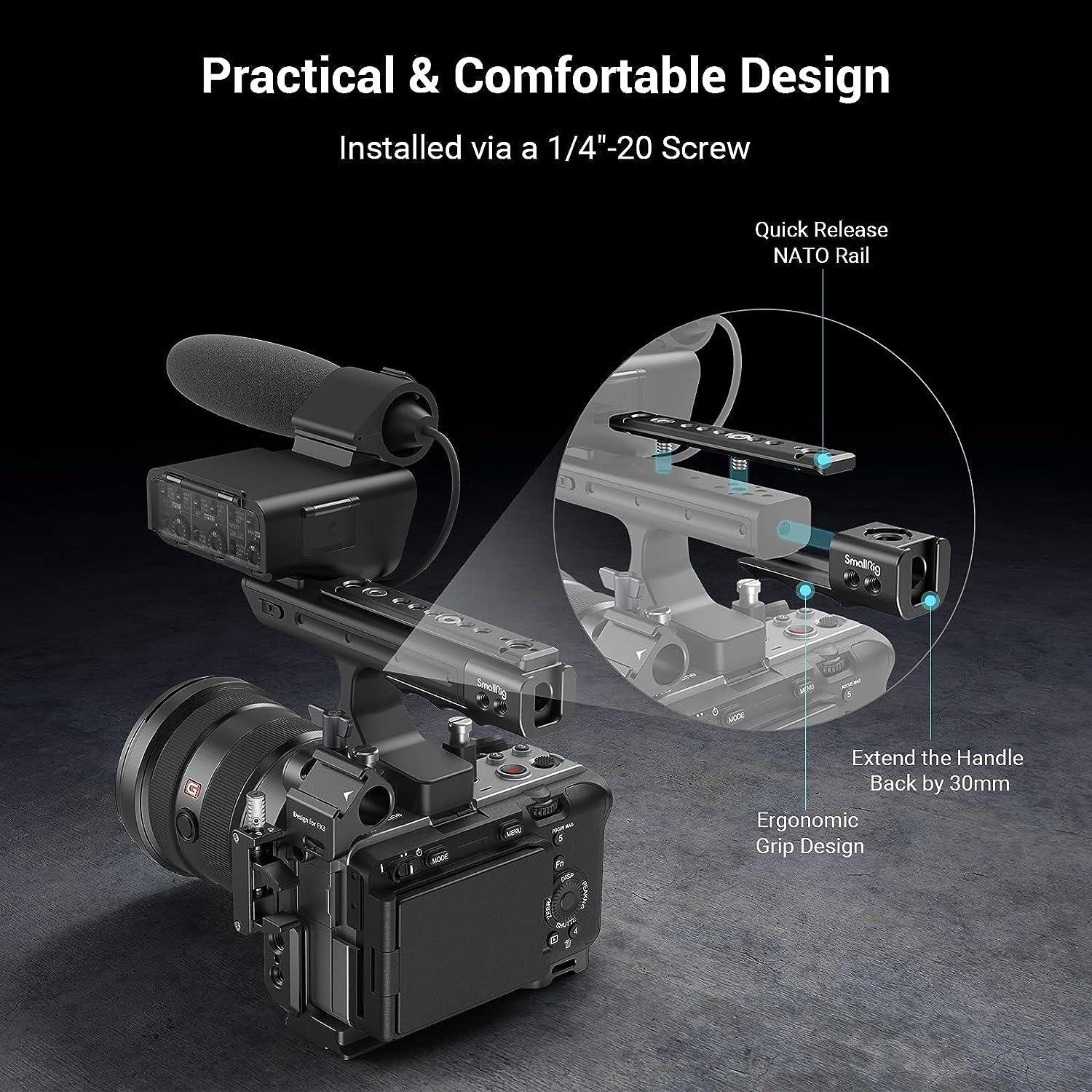 SmallRig FX3 / FX30 XLR Handle Extension Rig for Sony MD3490 | Buy Now ...