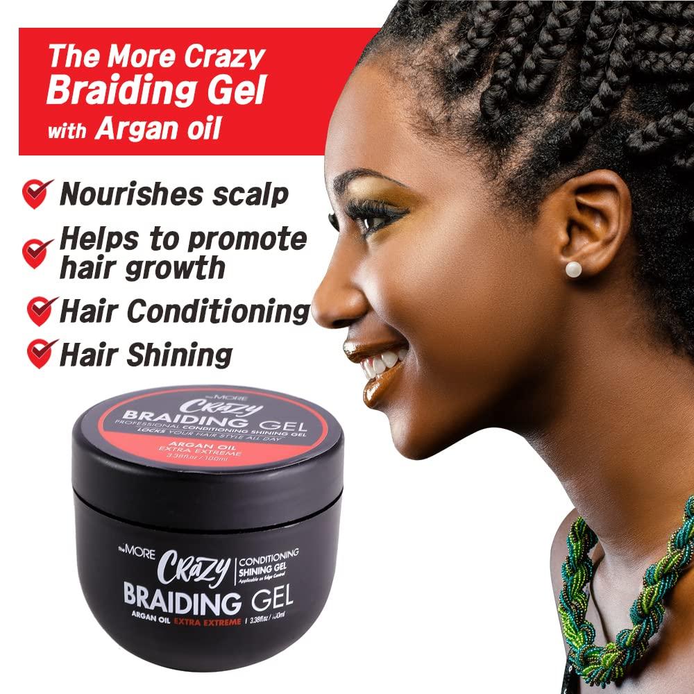Crazy Conditioning Shining Braiding Gel | Extra Extreme Hold | For All ...