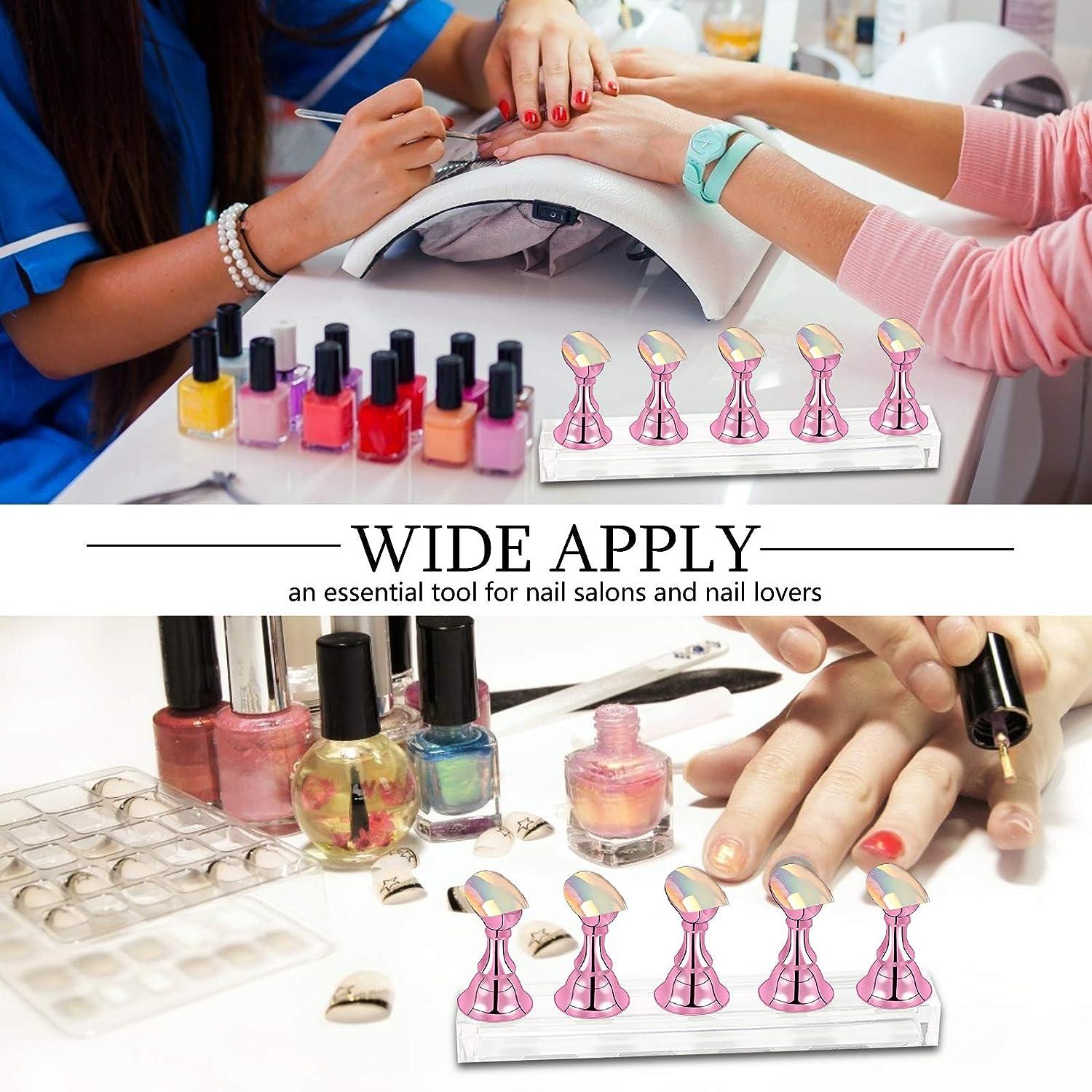 Acrylic Nail Display Stand | Magnetic Nail Tip Holders | Nail Art ...